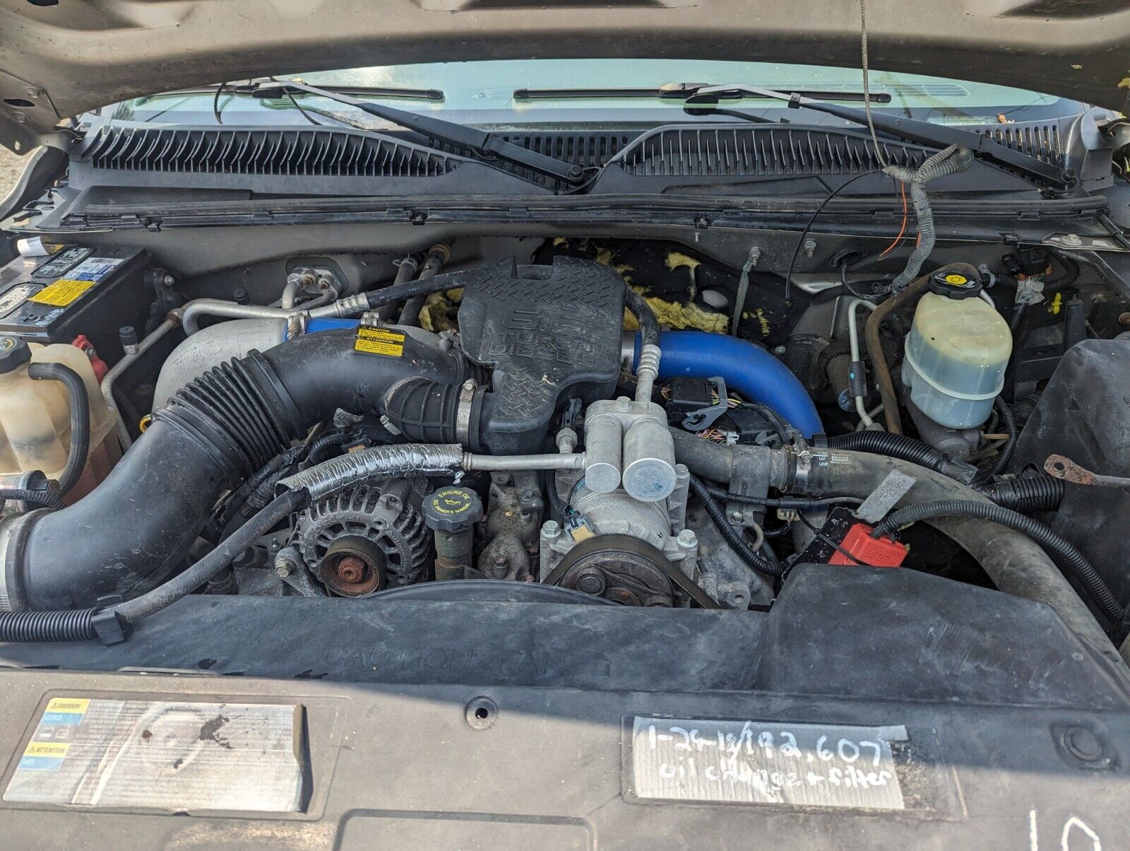 GM Duramax 6.6L LB7 Vin 1 8th Digit Complete Engine Chevrolet GMC 2001 ...