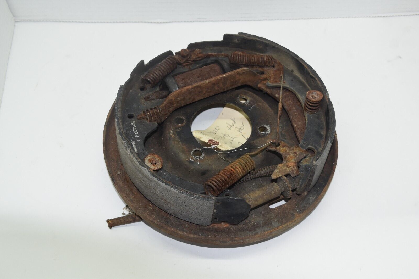 Ford 9 Inch 11 x 2.25 Drum Brake Backing Plates Bearing left rear Tori ...