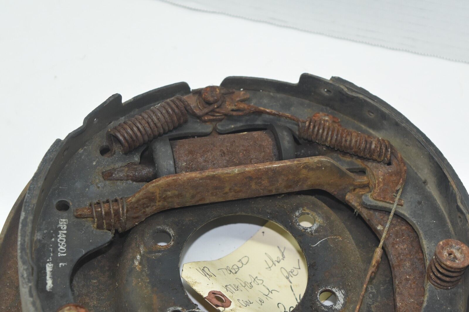 Ford 9 Inch 11 x 2.25 Drum Brake Backing Plates Bearing left rear Tori ...