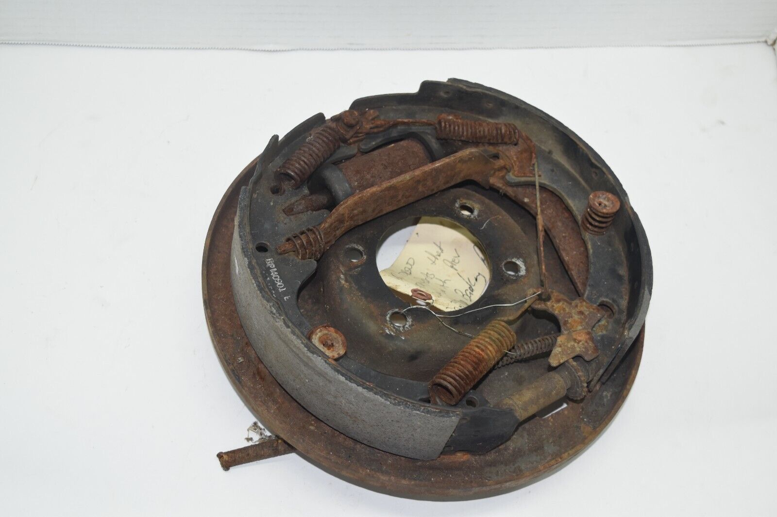 Ford 9 Inch 11 x 2.25 Drum Brake Backing Plates Bearing left rear Tori ...