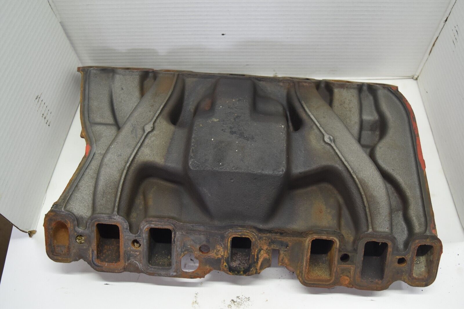 Original 455 Intake Manifold 1972 Oldsmobile Toronado 4bbl Cast Iron 1 ...