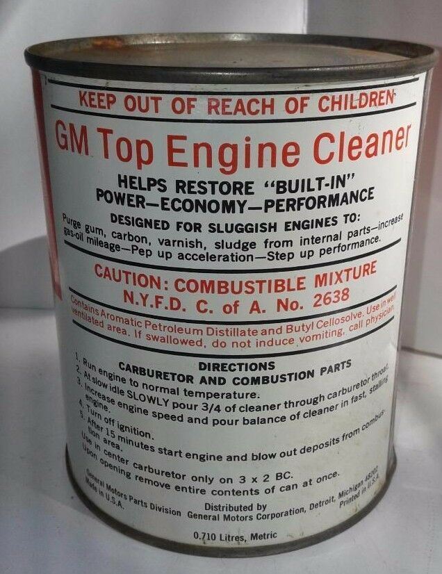 GM Top Engine Cleaner Vintage Sealed Engine Performance YOU PICK 16 or ...