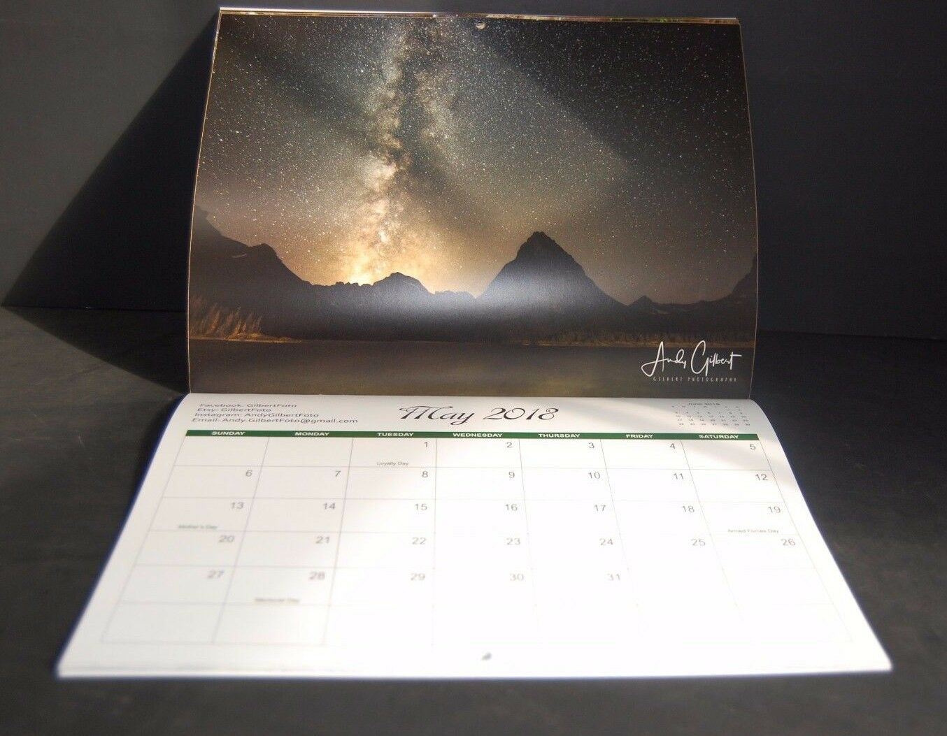 2018 Scenic Hanging Wall Calendar From Gilbert Photography Sunsets Wat ...