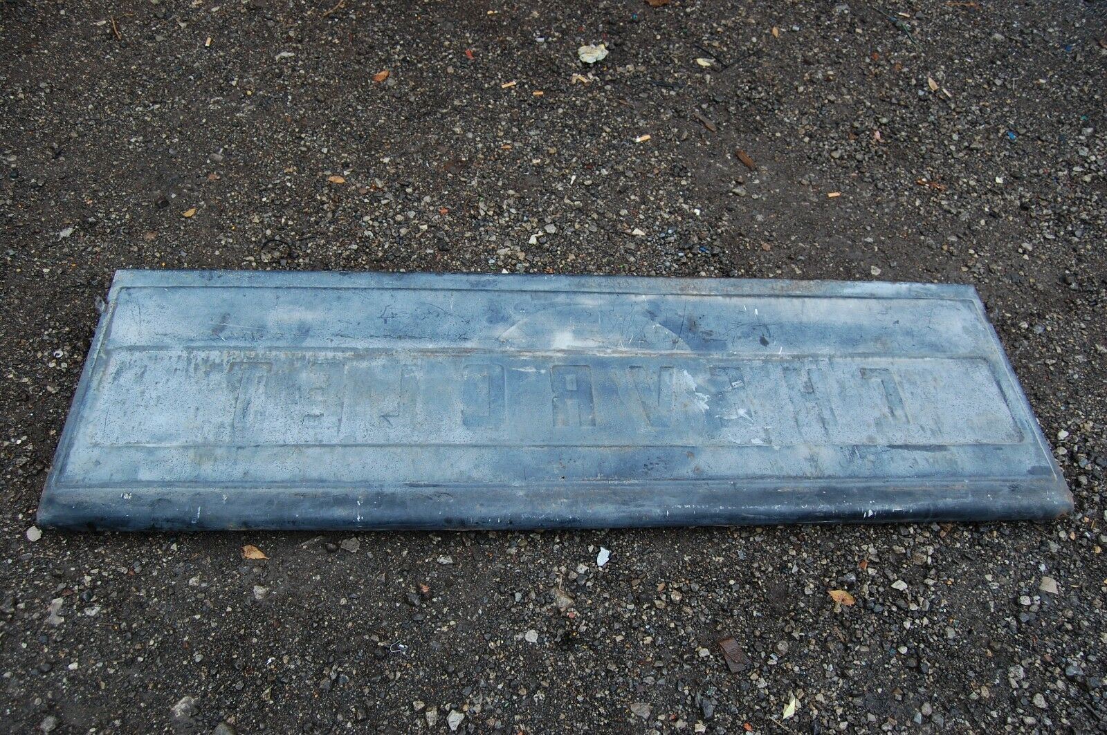 1959 Chevy tailgate Original steel Chevrolet SCRIPT Pickup Truck Retro ...