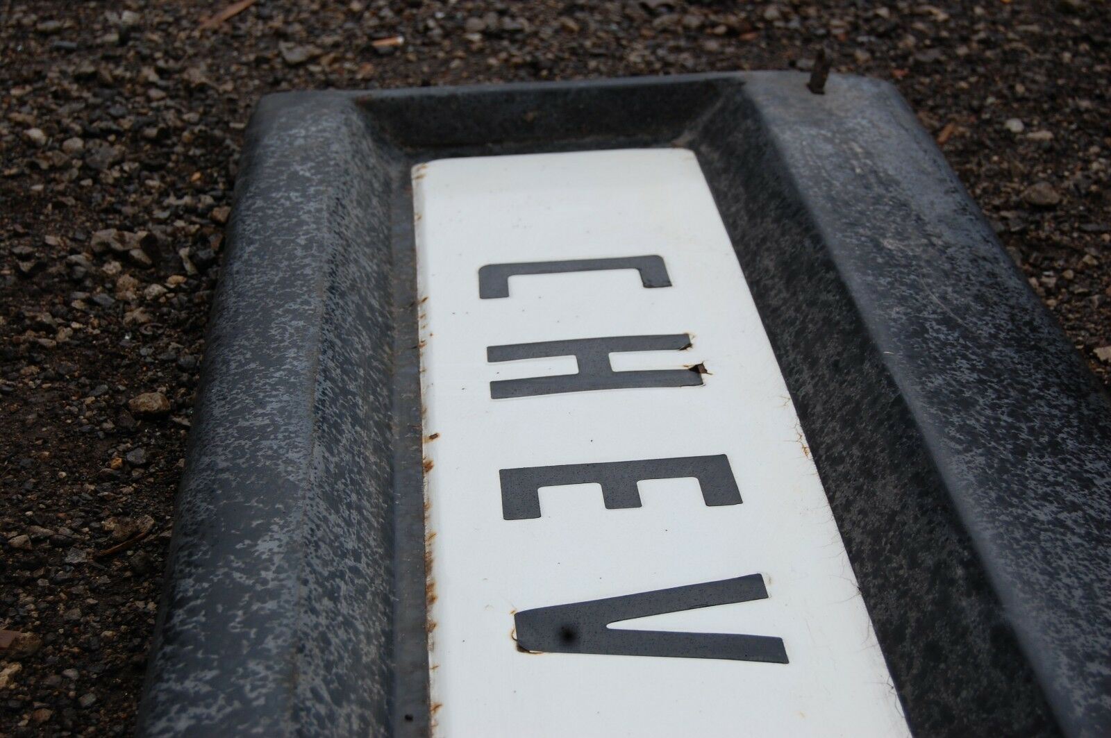 1959 Chevy tailgate Original steel Chevrolet SCRIPT Pickup Truck Retro ...