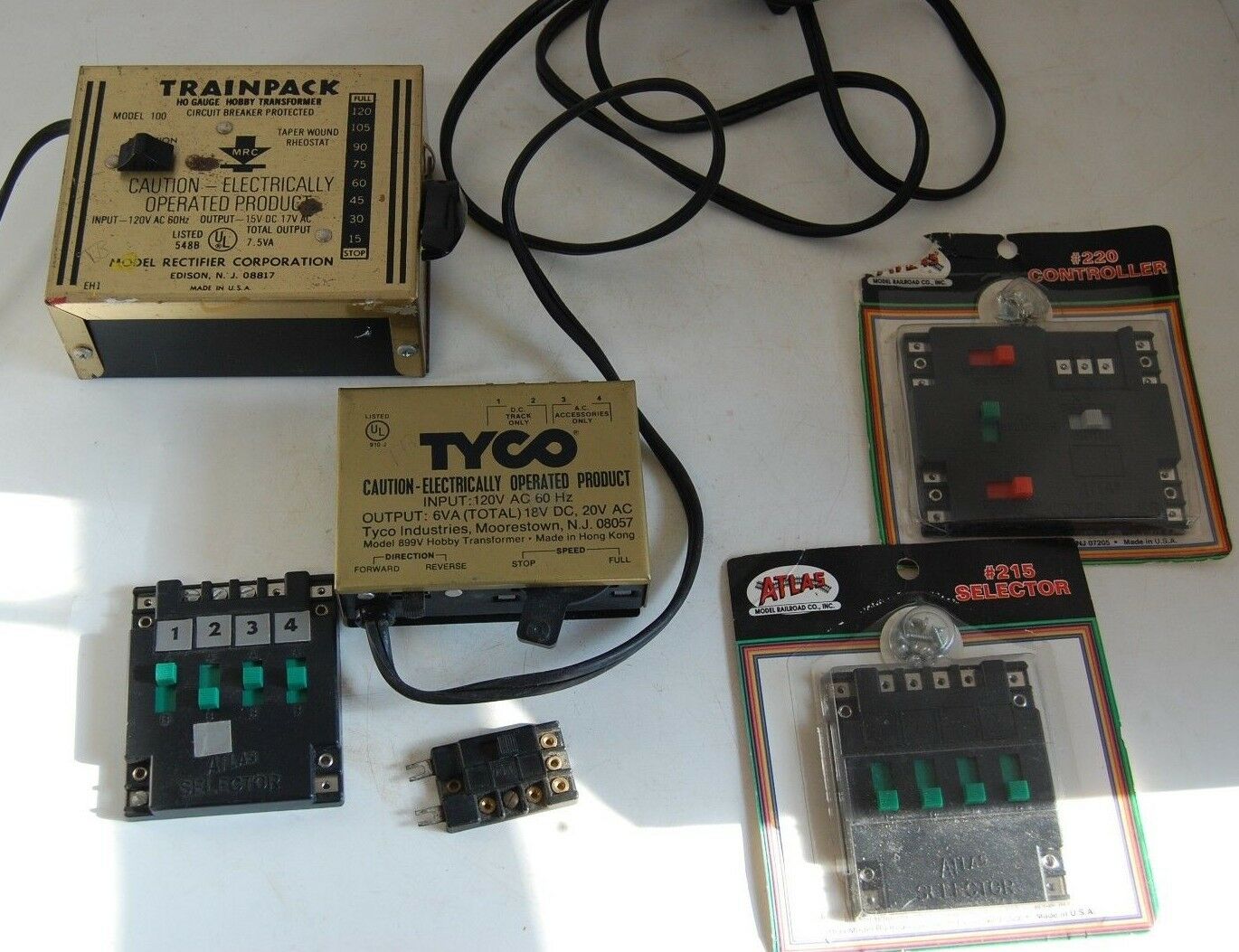 MRC TrainPack HO Transformer Control Model #100 TYCO #899v selector co ...