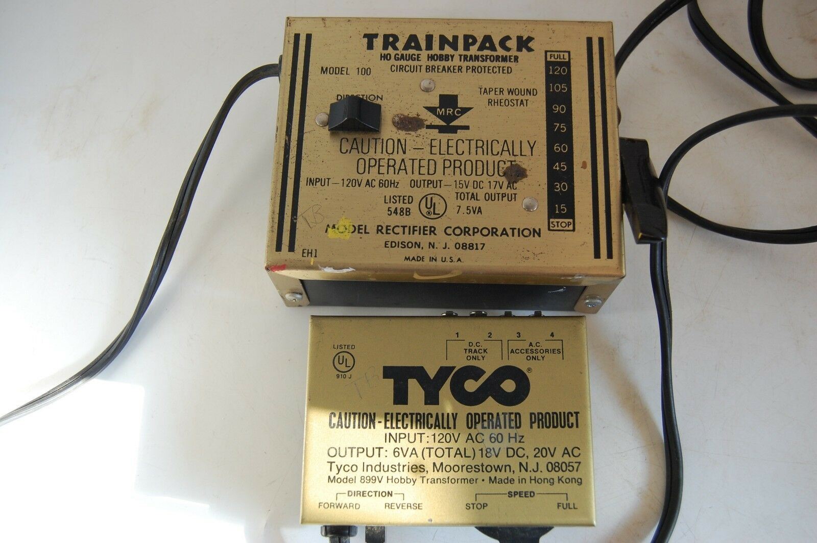 MRC TrainPack HO Transformer Control Model #100 TYCO #899v selector co ...