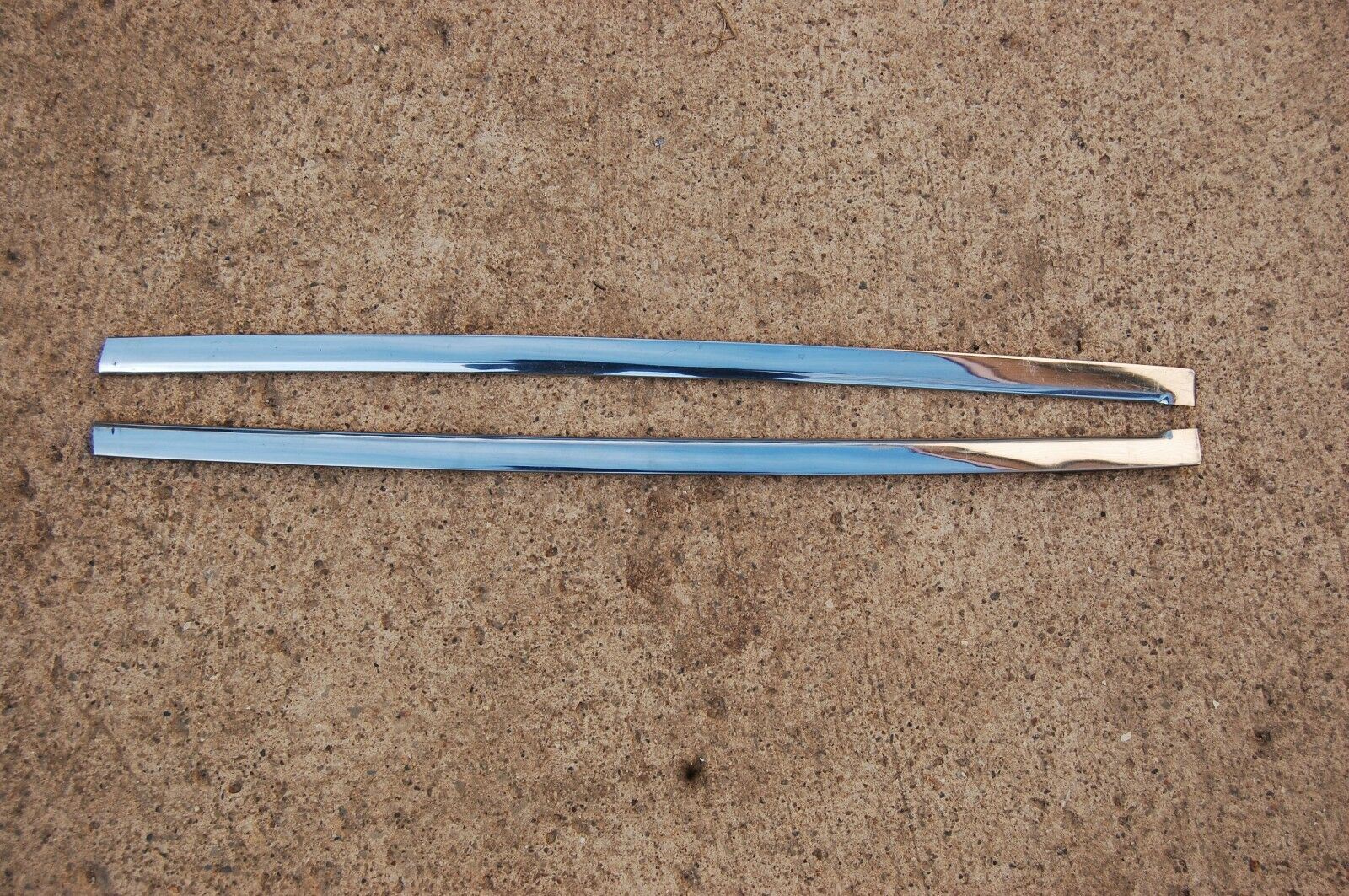 1967 IMPALA WINDSHIELD TRIM LH & RH WINDOW CHROME Moldings VINTAGE PAR ...