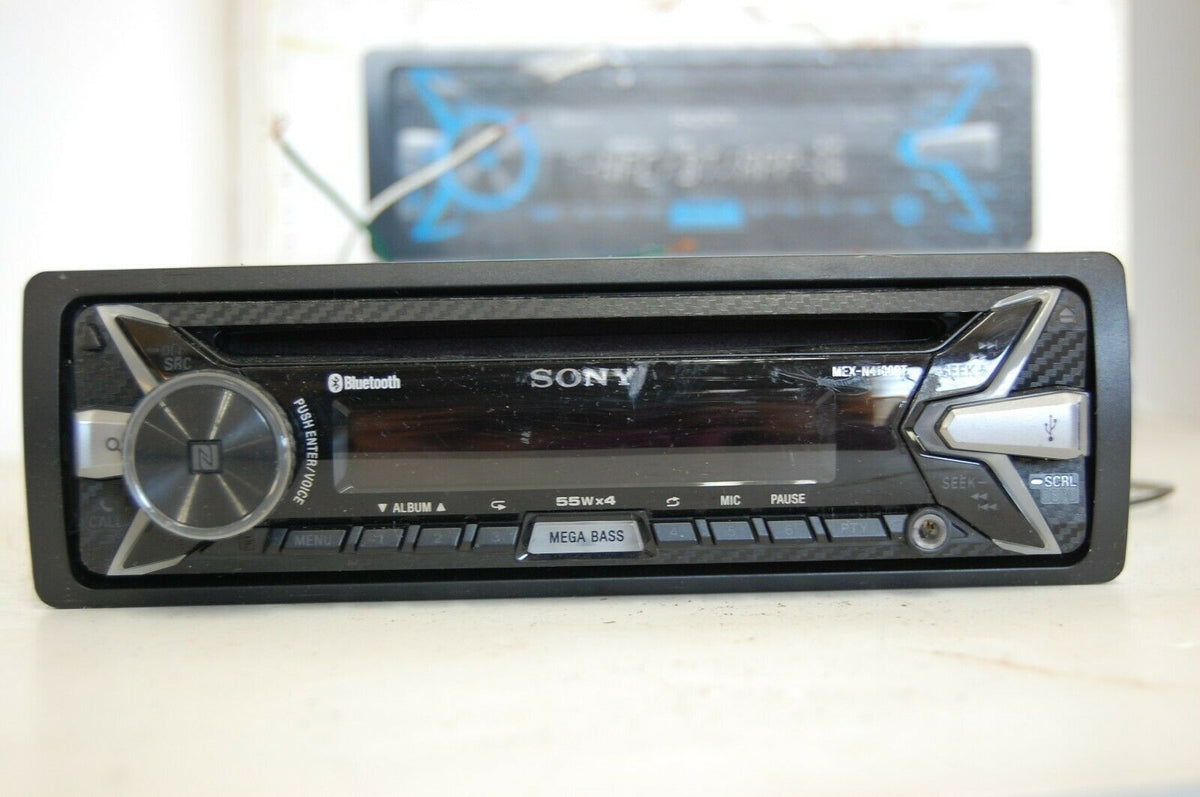 SONY MEX-N4100BT AUDIO SYSTEM Bluetooth CD Car Stereo Radio USB Aux An ...