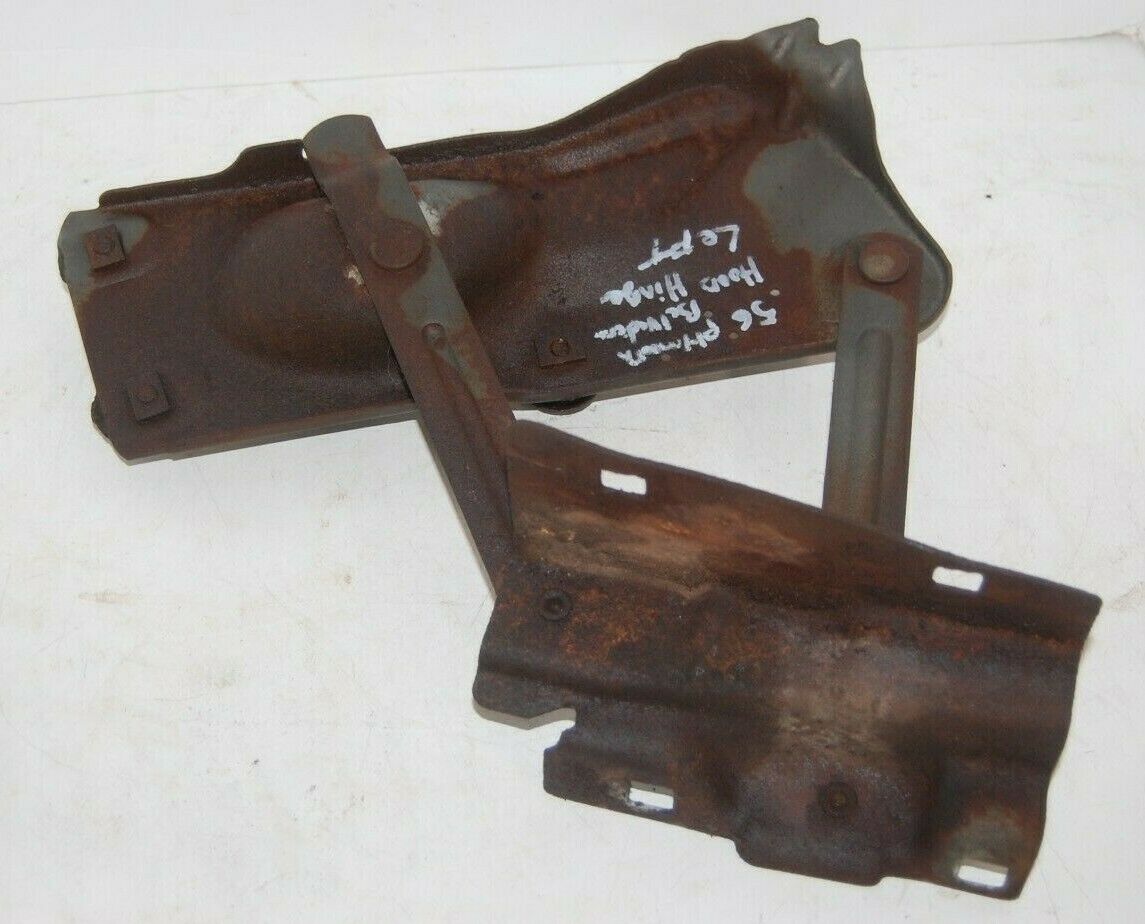 1956 Plymouth Belvedere Left Hood Hinge Oem Mopar 56 Fatman S Garage Llc
