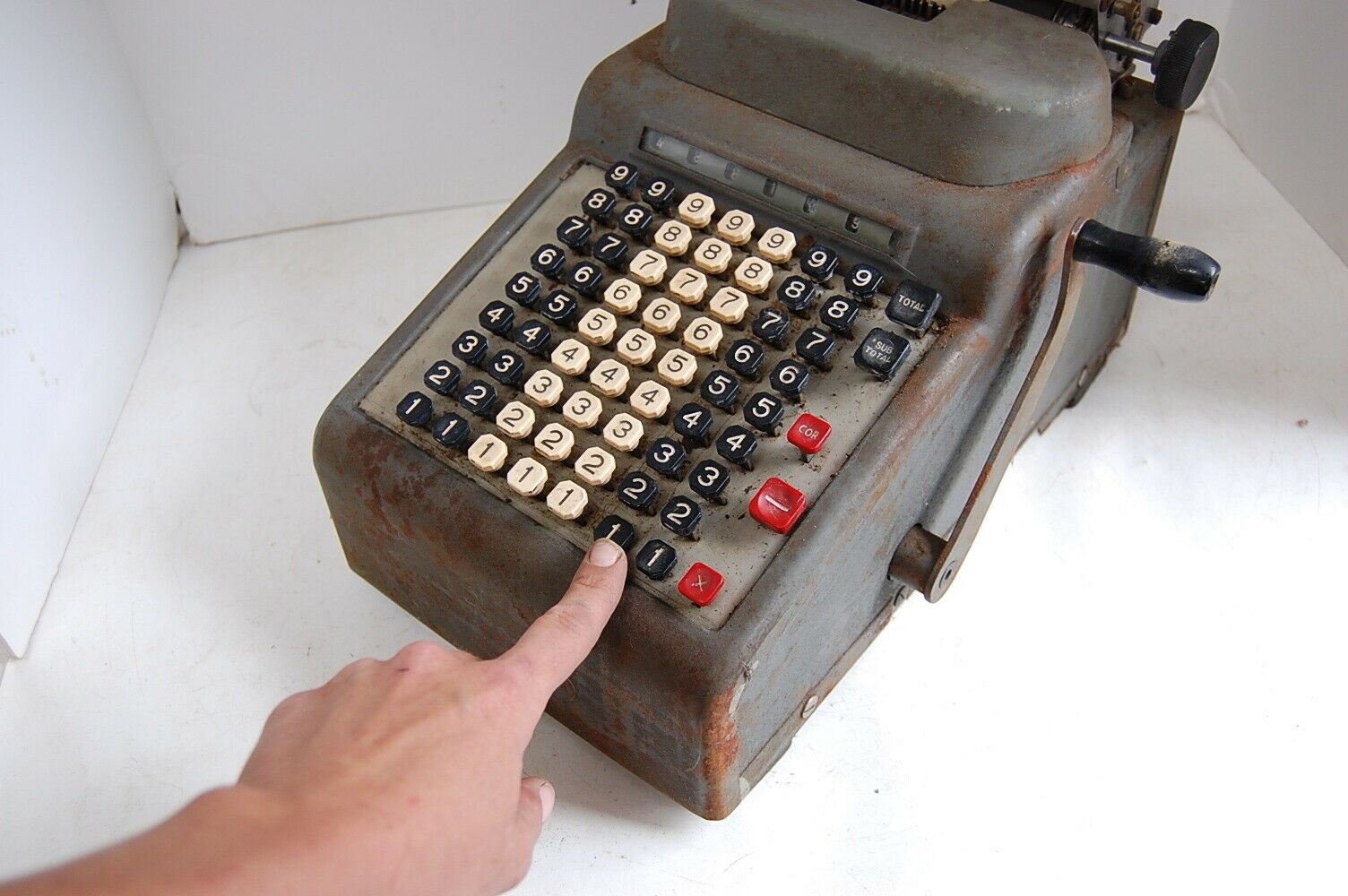 Vintage R.C. Allen Cash Register Antique Adding Business Machine ...