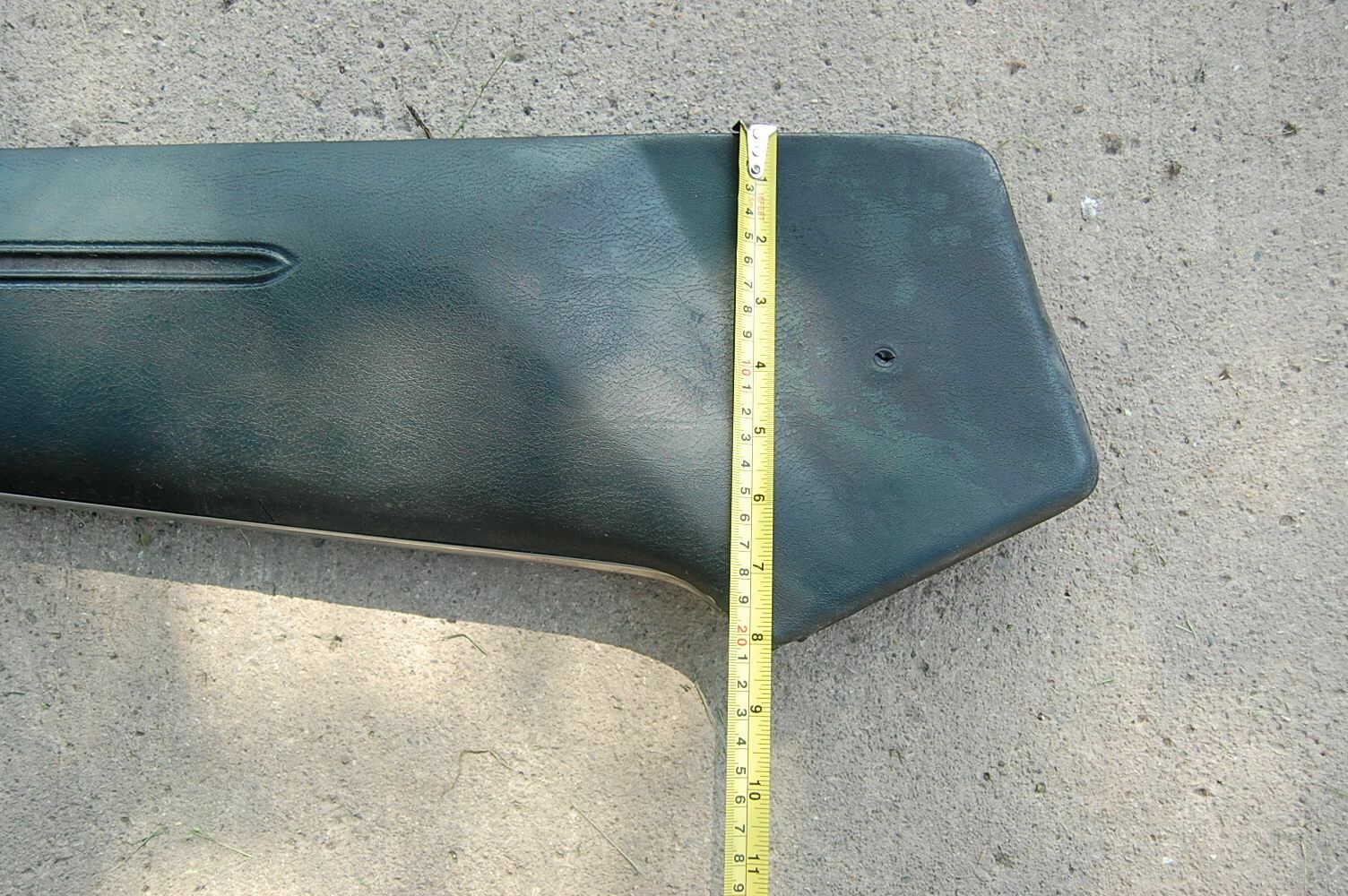 1968 1969 Dodge Charger REAR QUARTER WINDOW BOLSTER PAD PANEL LH Mopar ...