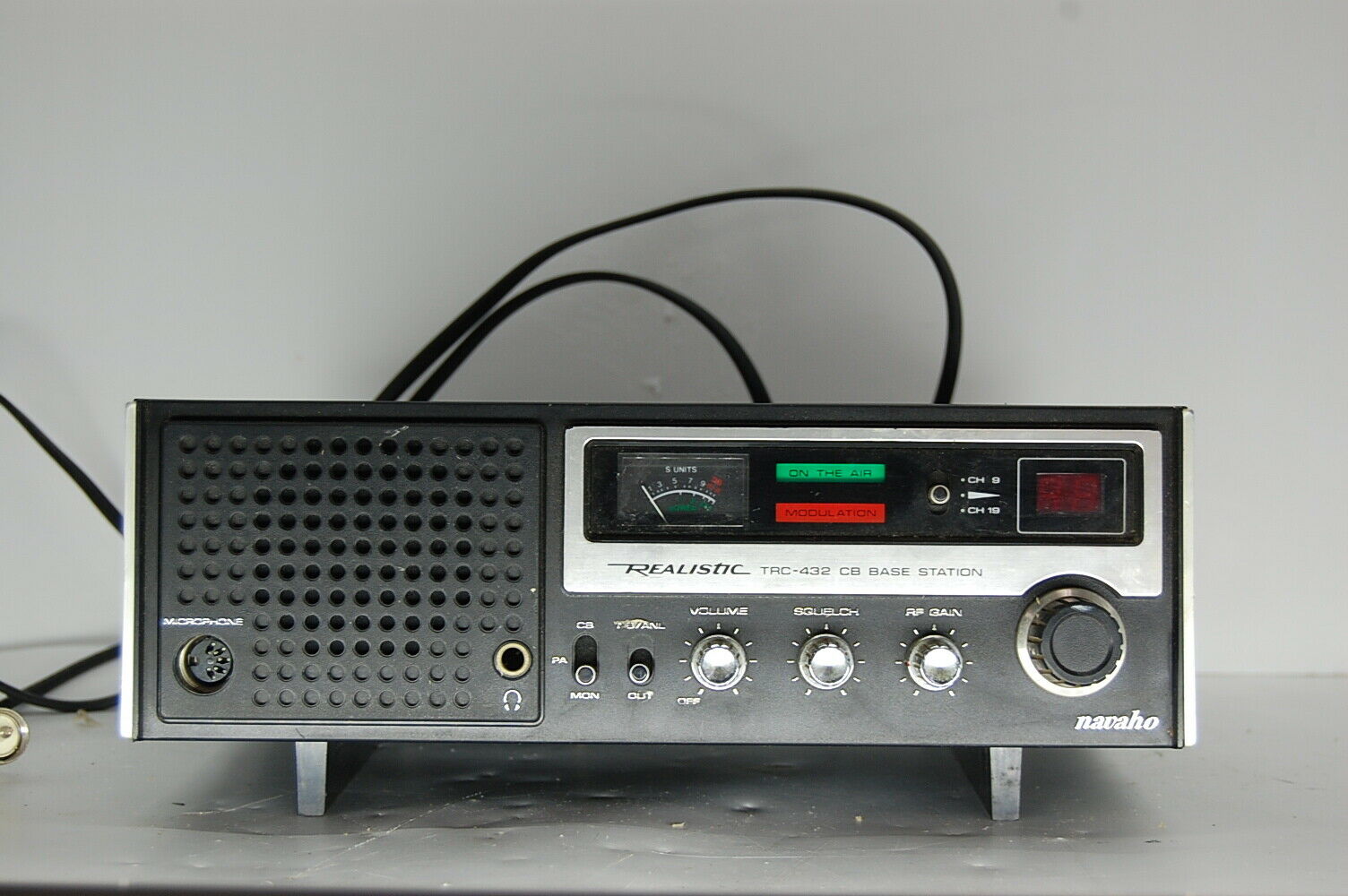 Vintage Realistic CB Base Station TRC-432 Navaho Serial Number #421256 ...