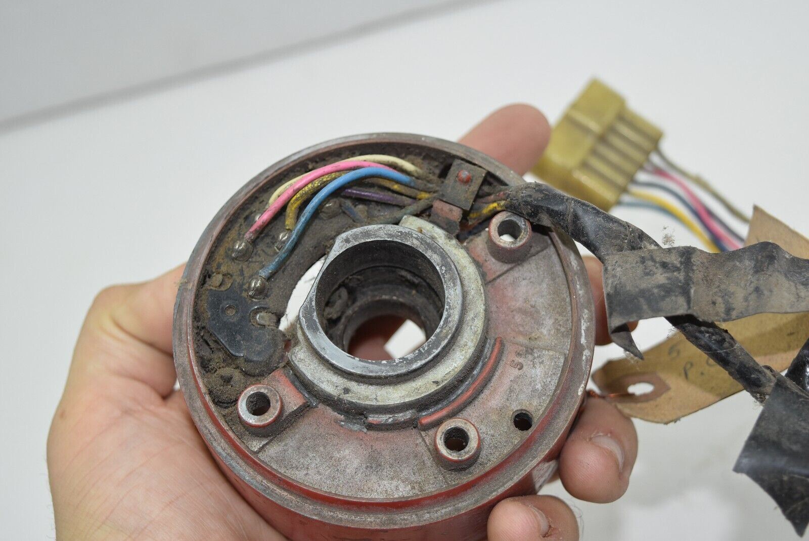 Original 1955 1956 1957 Chevy Steering Column Turn Signal Housing Guid ...