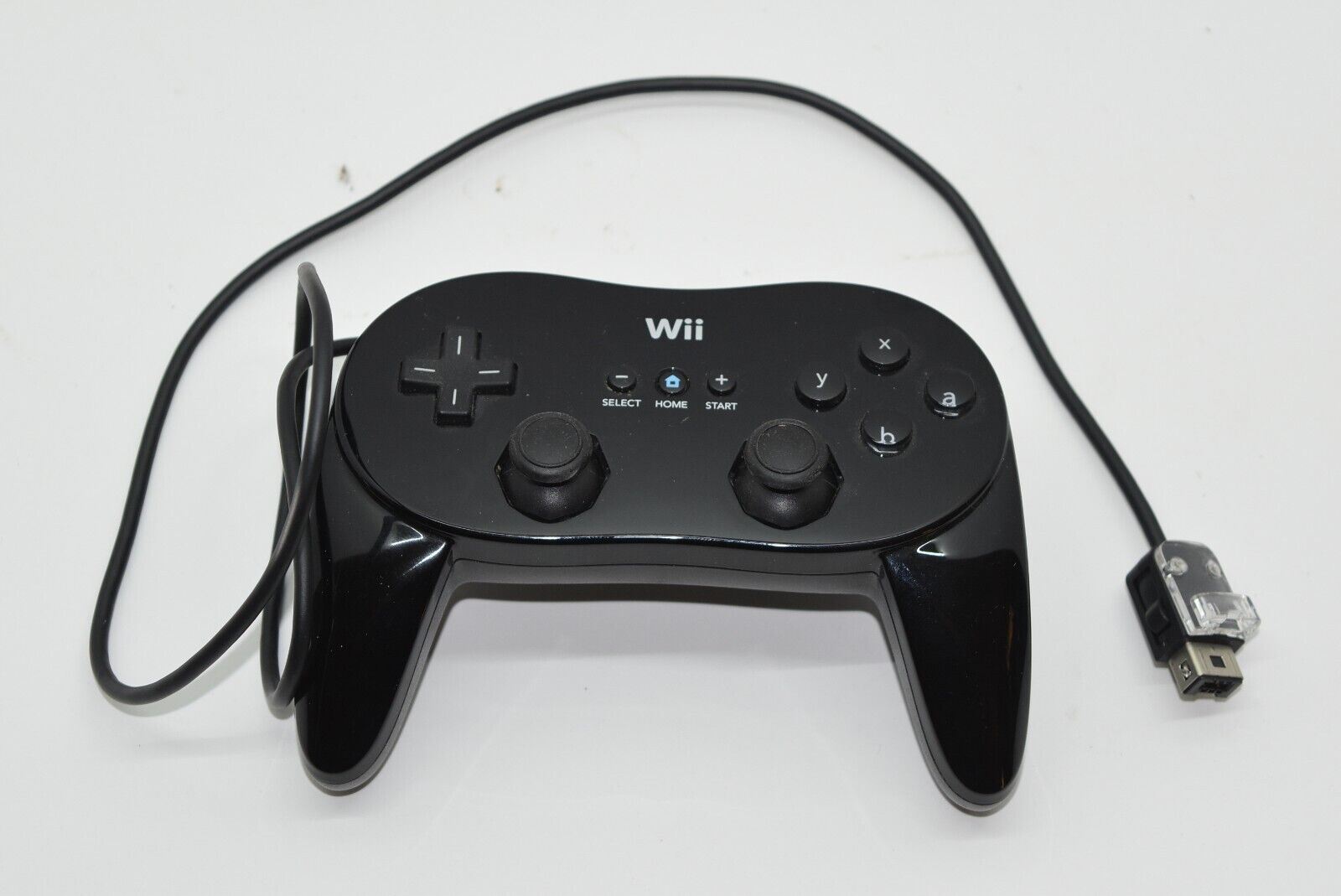 Nintendo Wii Classic Controller Pro Black RVL-005(-02) sensor bar 9595 ...