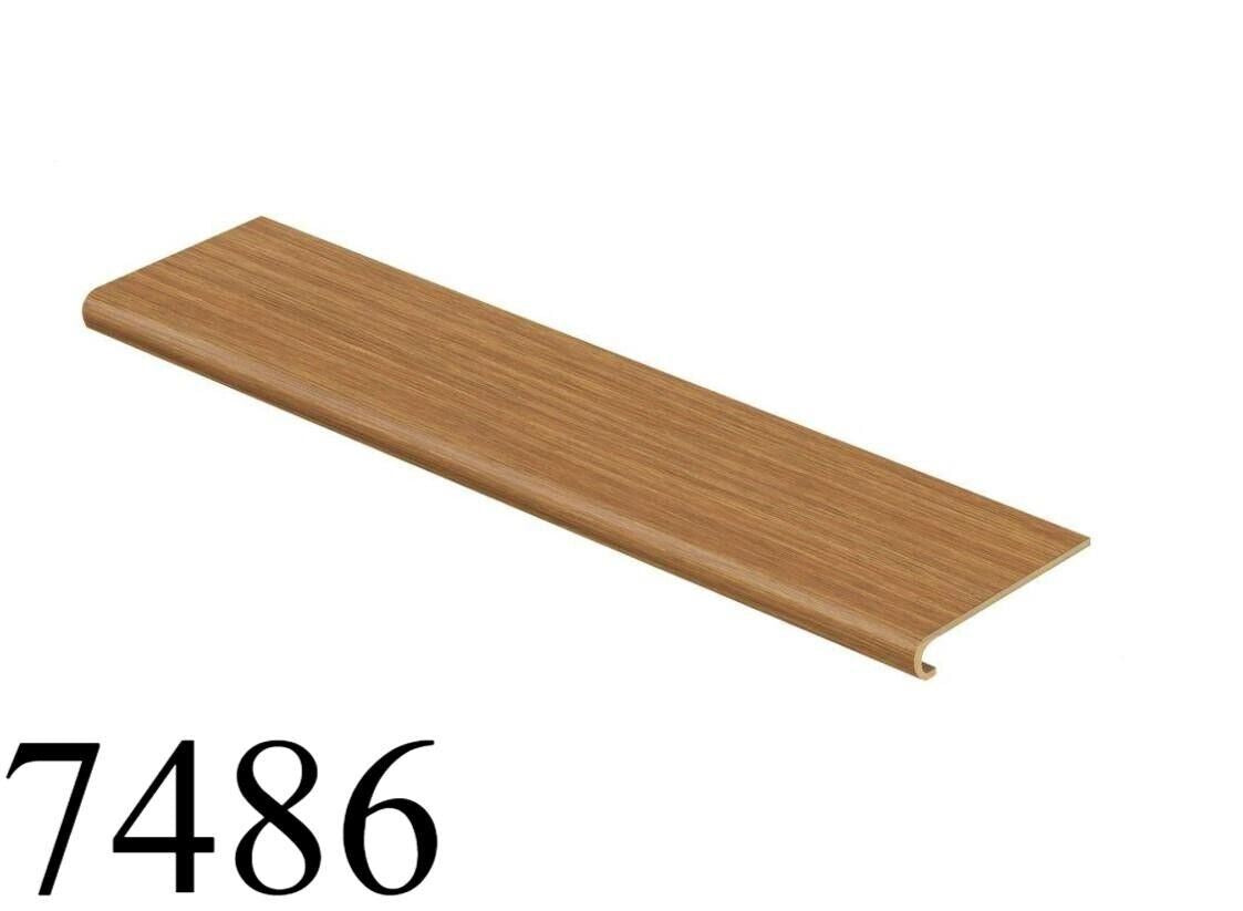 Cap a Tread 47 in. Length Laminate to Cover Stairs Royal Oak 1 Piece 9 ...