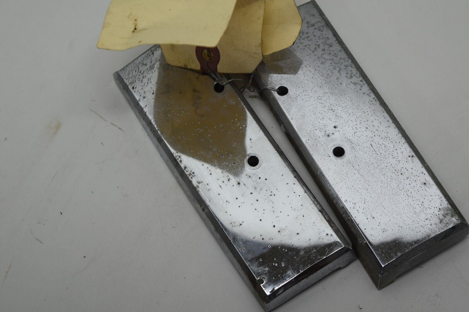 1958 CADILLAC LIMO SERIES 75 FLEETWOOD grab handle mounting brackets 1 ...