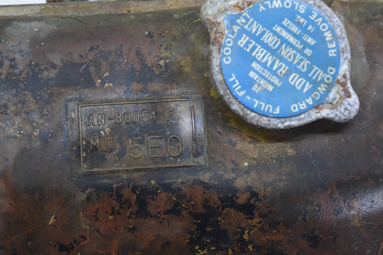 expansion tank OEM for 1960 60 Ford Thunderbird T bird radiator 352ci ...