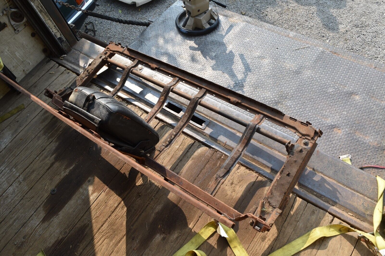 1957 1958 Cadillac Series 75 Fleetwood Limo Limousine Front seat frame ...