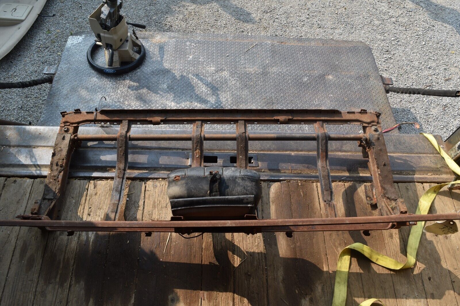 1957 1958 Cadillac Series 75 Fleetwood Limo Limousine Front seat frame ...