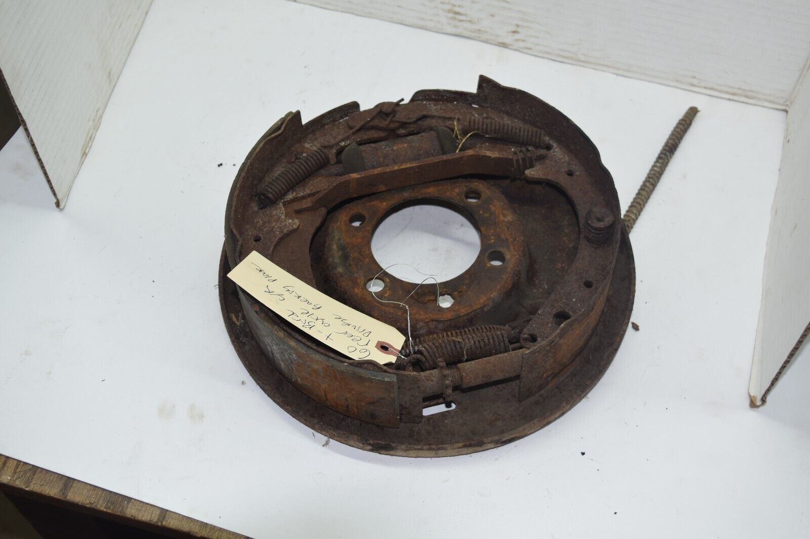 1958 1959 1960 Ford Thunderbird Left Rear Brake Backing Plate E Bark 5 ...
