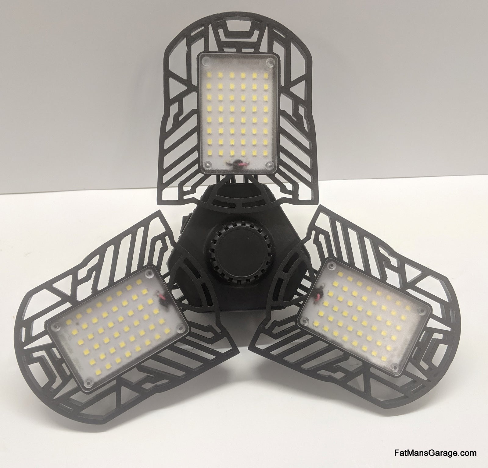 Motion Activated LED Trilight Garage Lights, 60W Adjustable Garage Cei ...