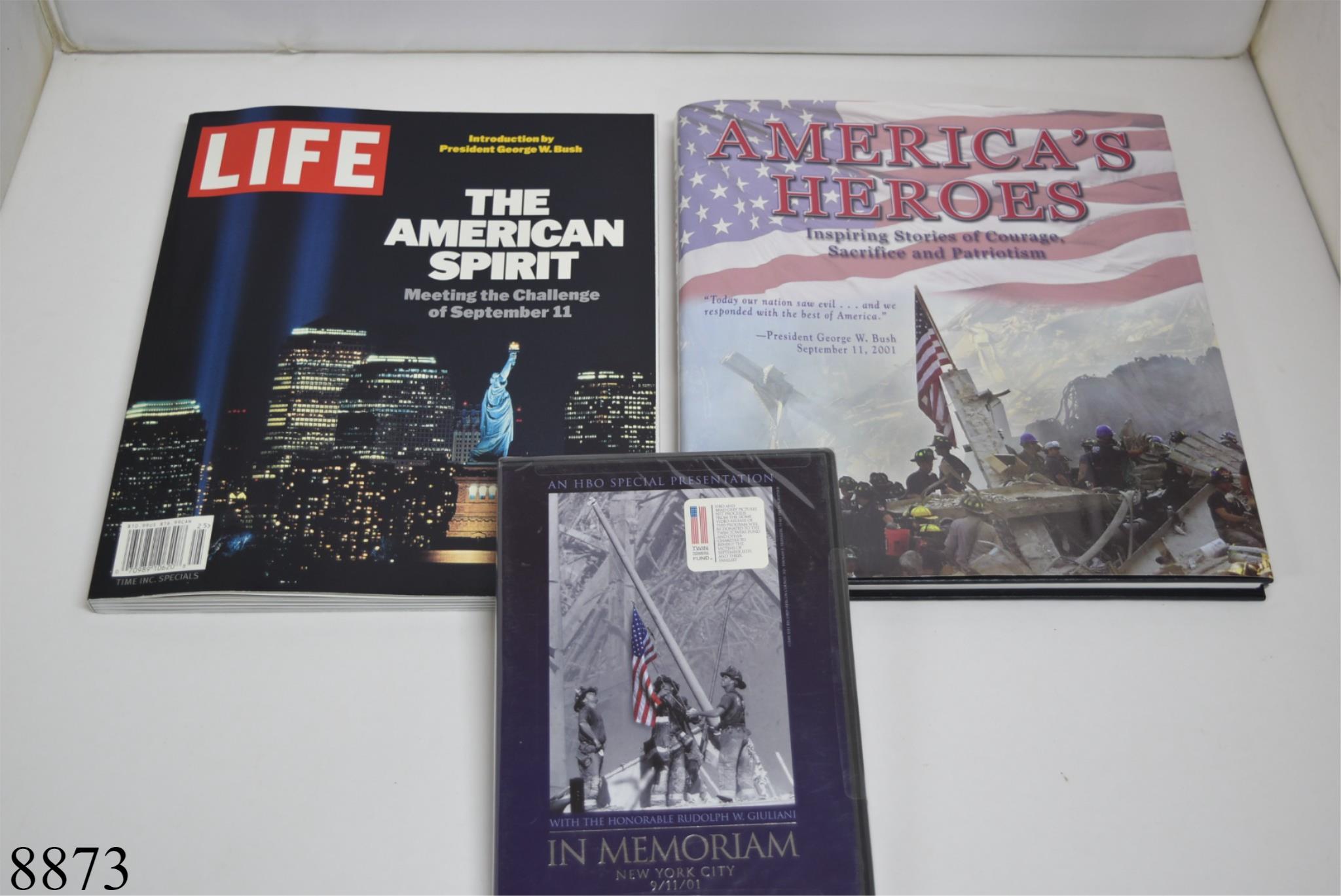 911 Collection DVD In Memoriam Life Magazine America's Heroes Book Sto ...
