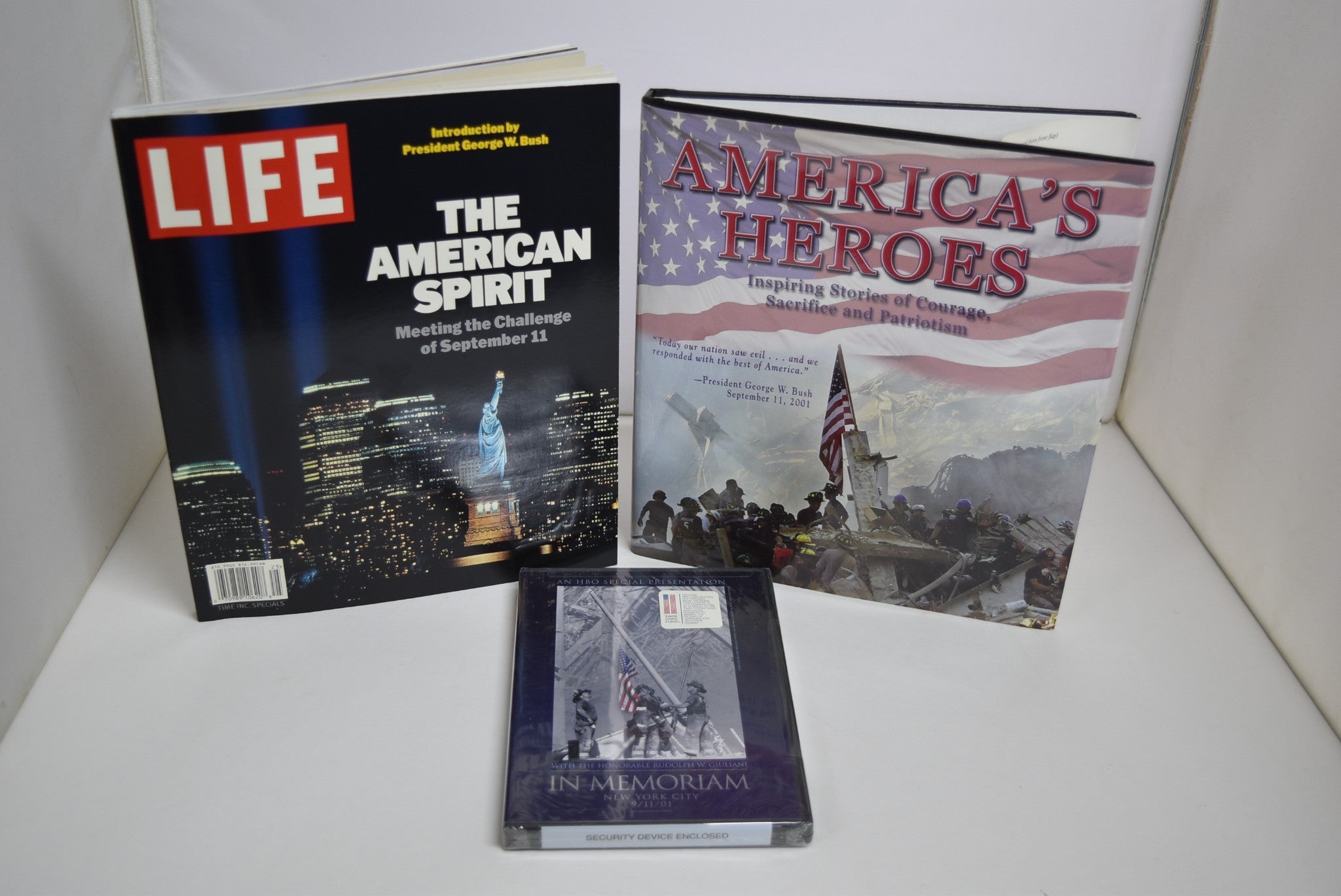 911 Collection DVD In Memoriam Life Magazine America's Heroes Book Sto ...