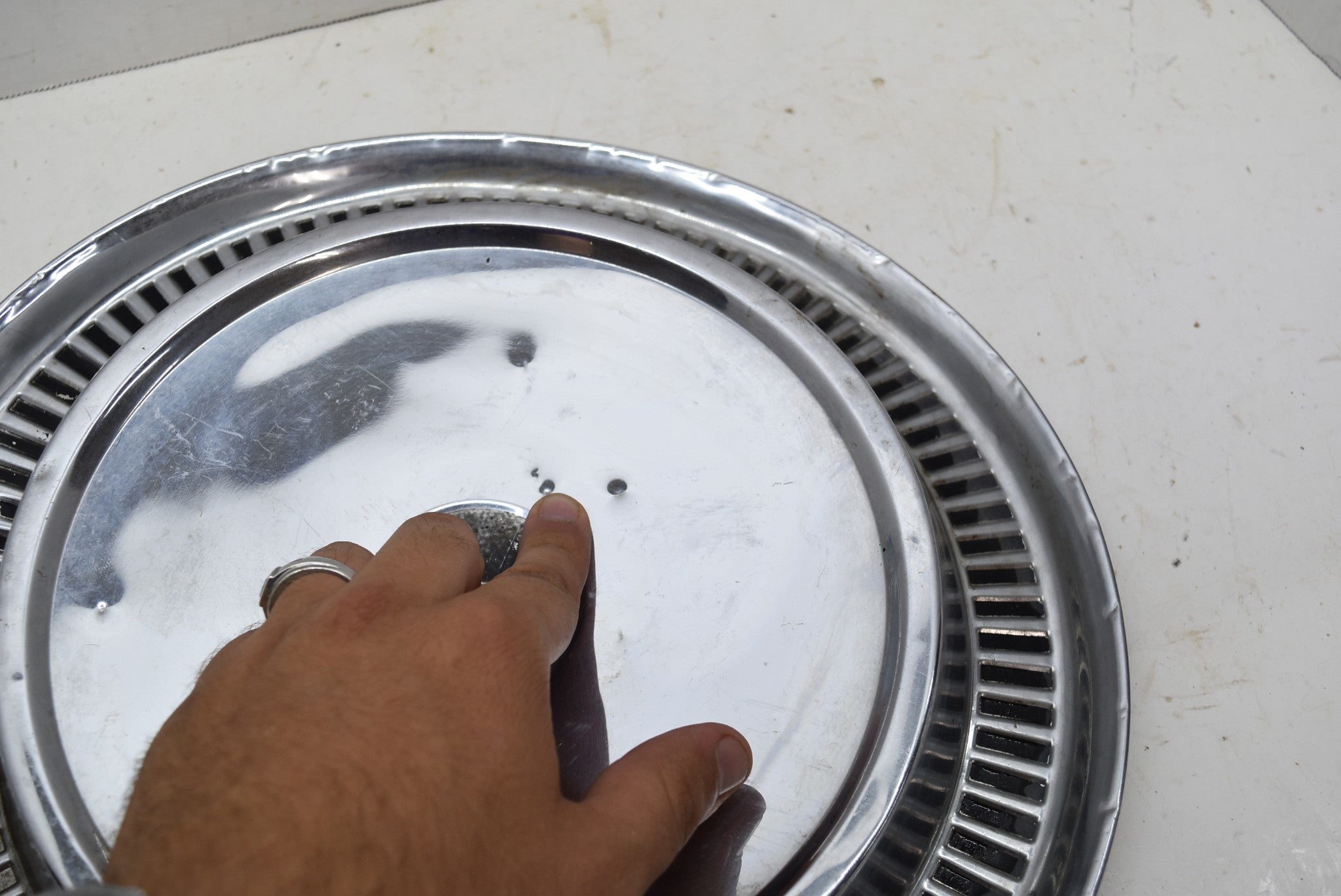 1958 Edsel Full Wheel Cover FoMoCo Good Shape 14" Inches Hubcap Ford ...