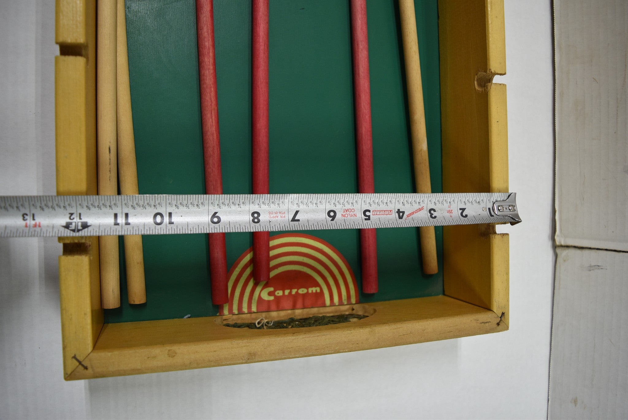 Carrom KIK IT KIKIT Foosball Soccer Game Table Top Toys Wooden Vintage ...