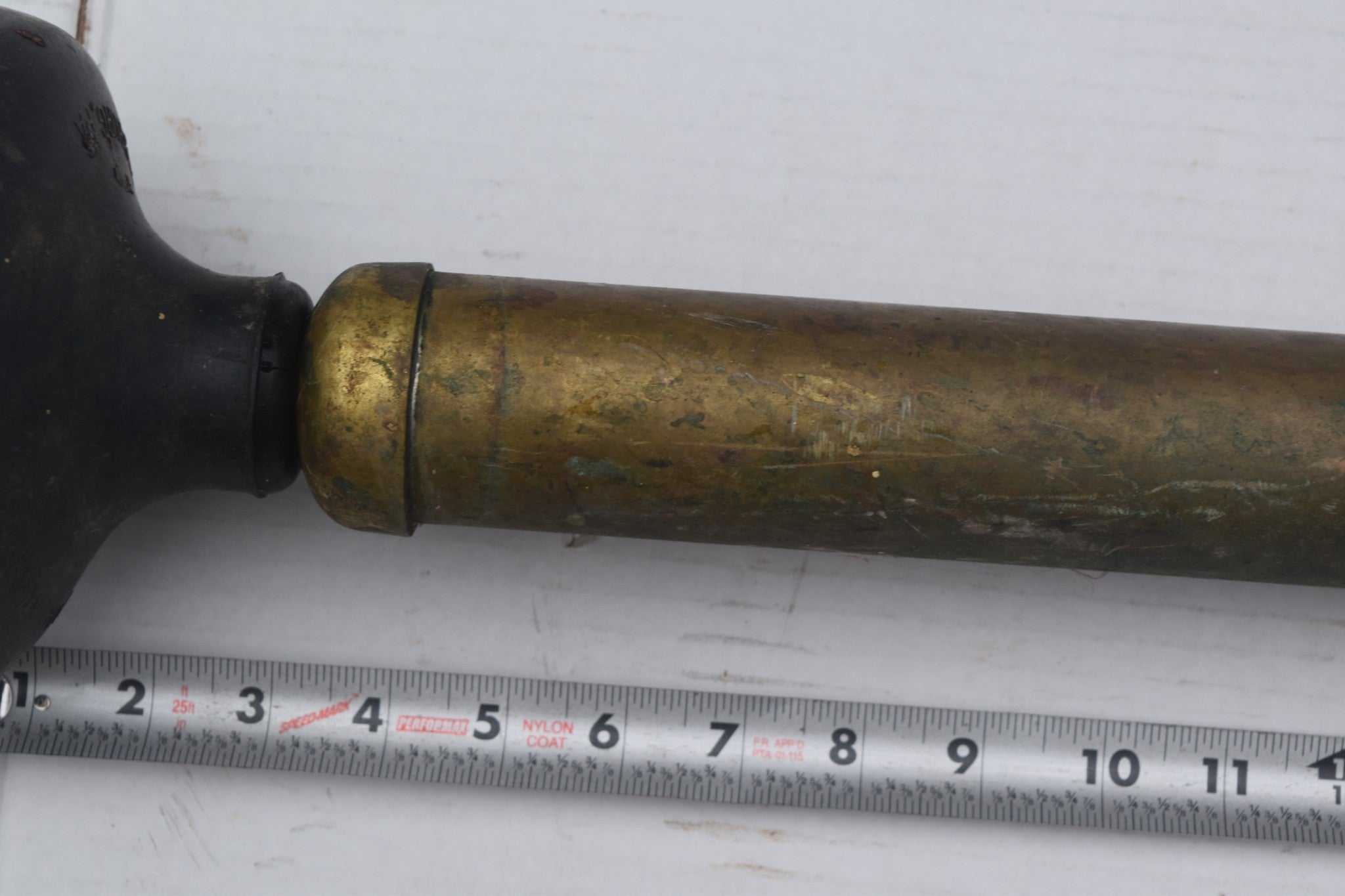 1920's Antique Vintage Brass Toilet Sink Plunger Bathroom Allen Colema ...