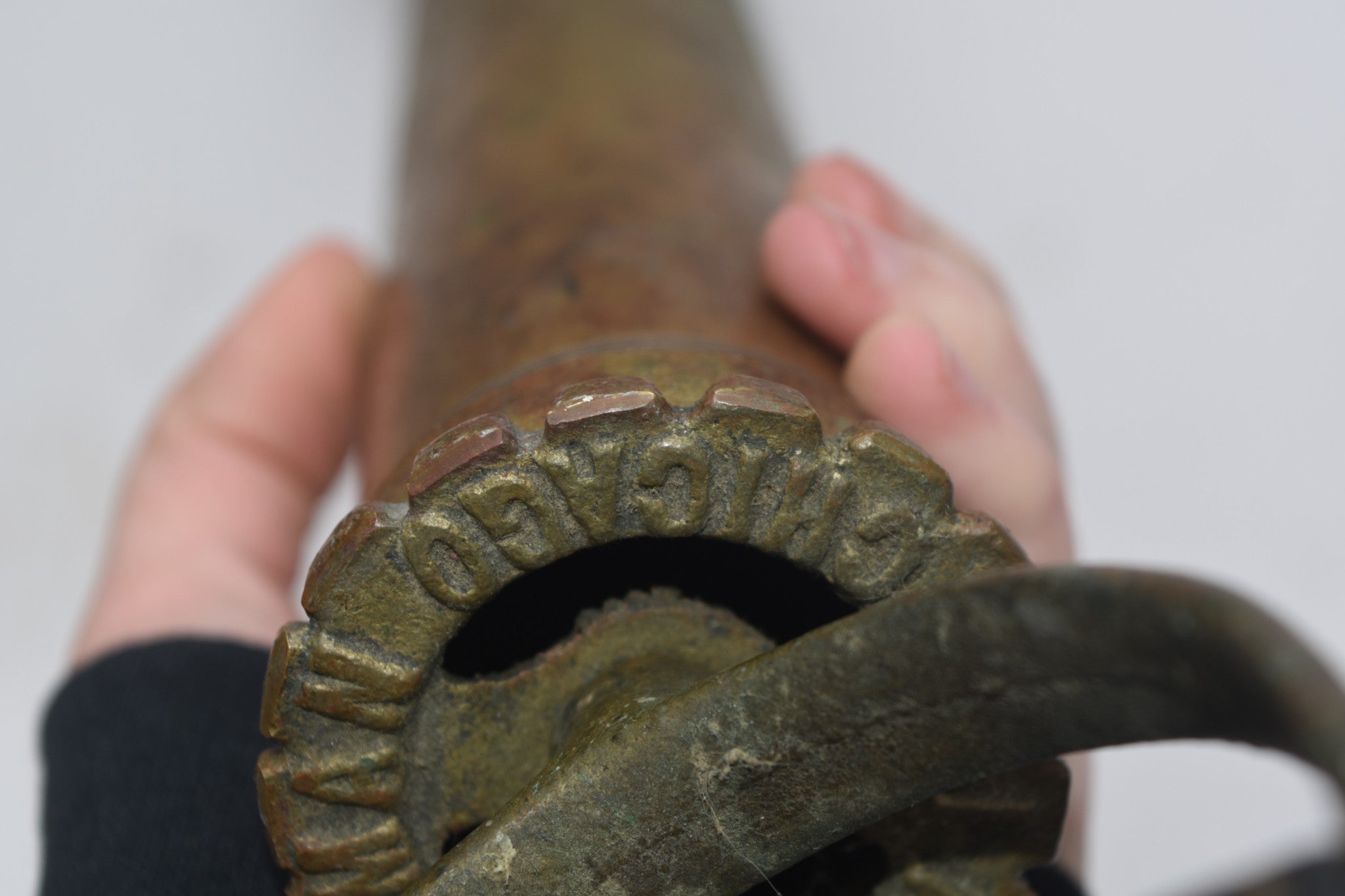 1920's Antique Vintage Brass Toilet Sink Plunger Bathroom Allen Colema ...