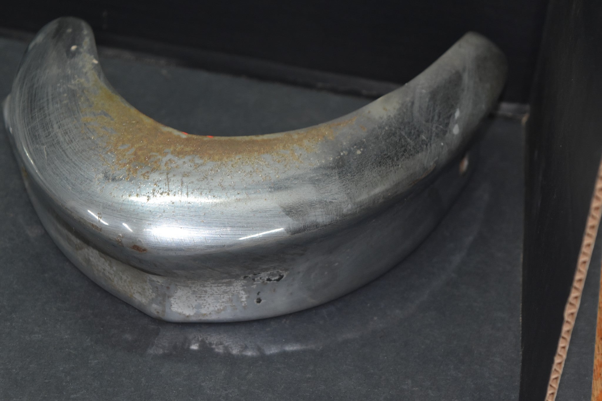 1956 Chevy Rear Bumper Guard Accessory Pair Ends Toppers Left Right Ch ...