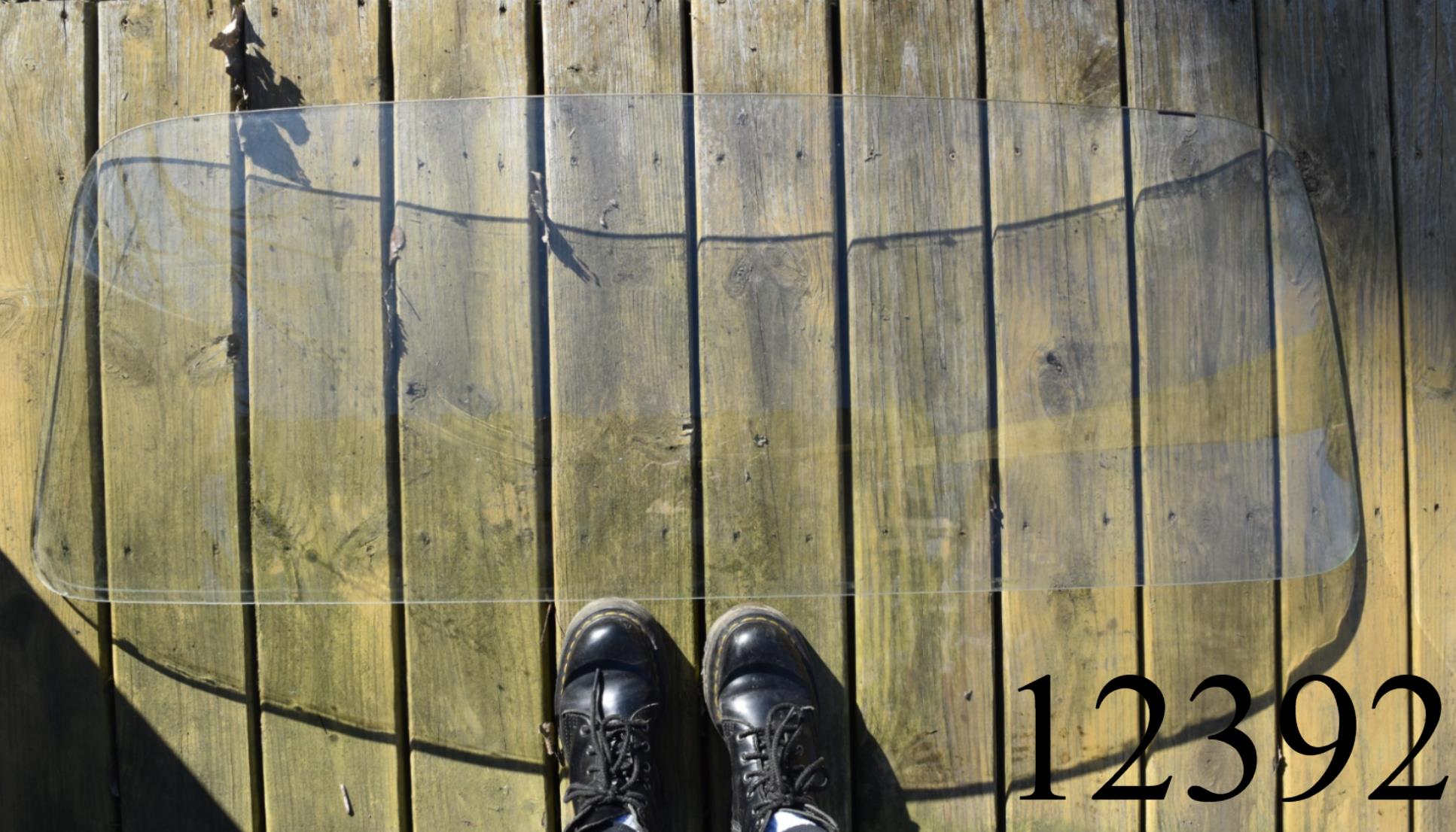 1953 Willys Aero Lark One Piece Rear Windshield Window Glass Aerolark ...