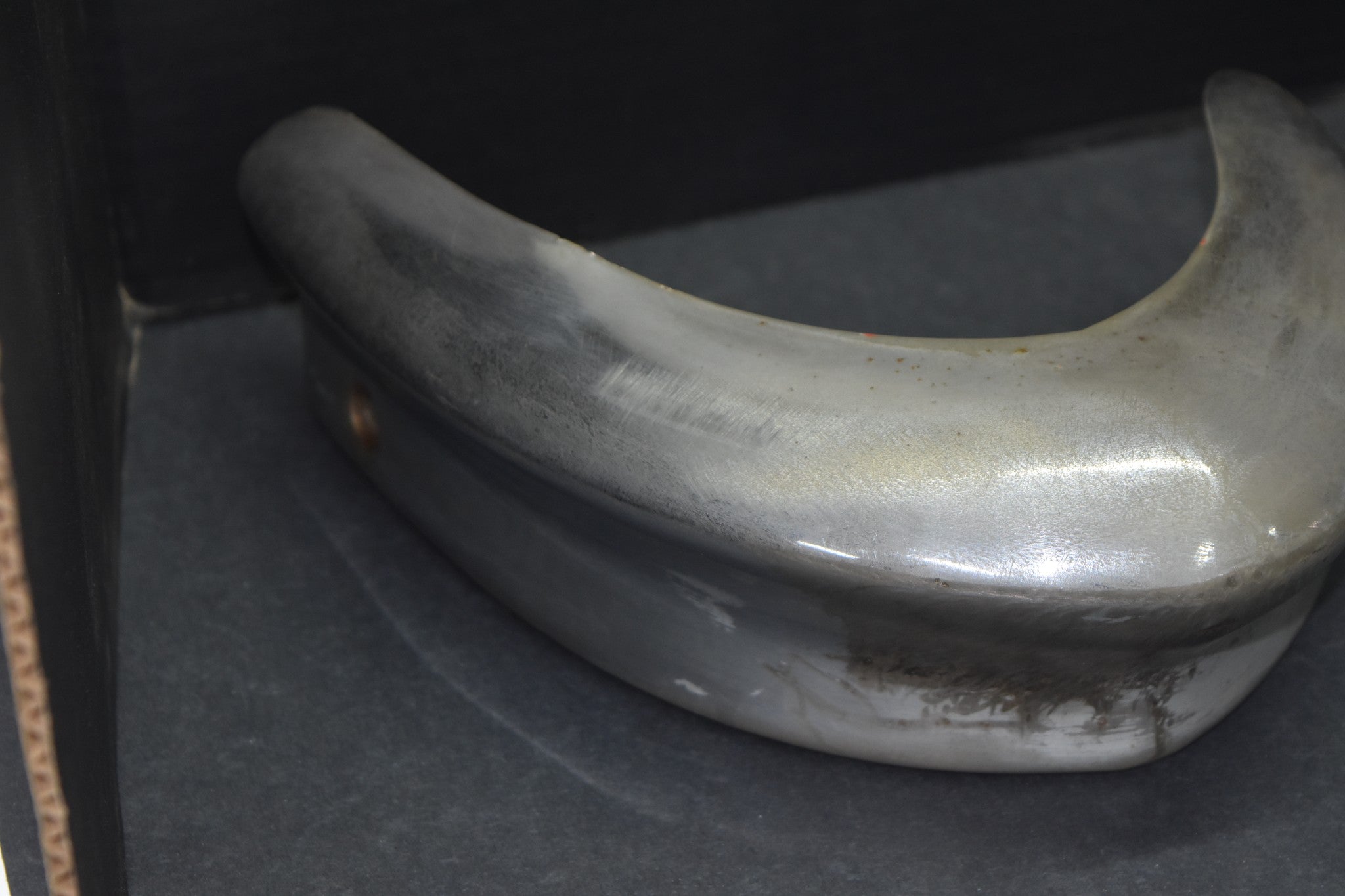 1956 Chevy Rear Bumper Guard Accessory Pair Ends Toppers Left Right Ch ...