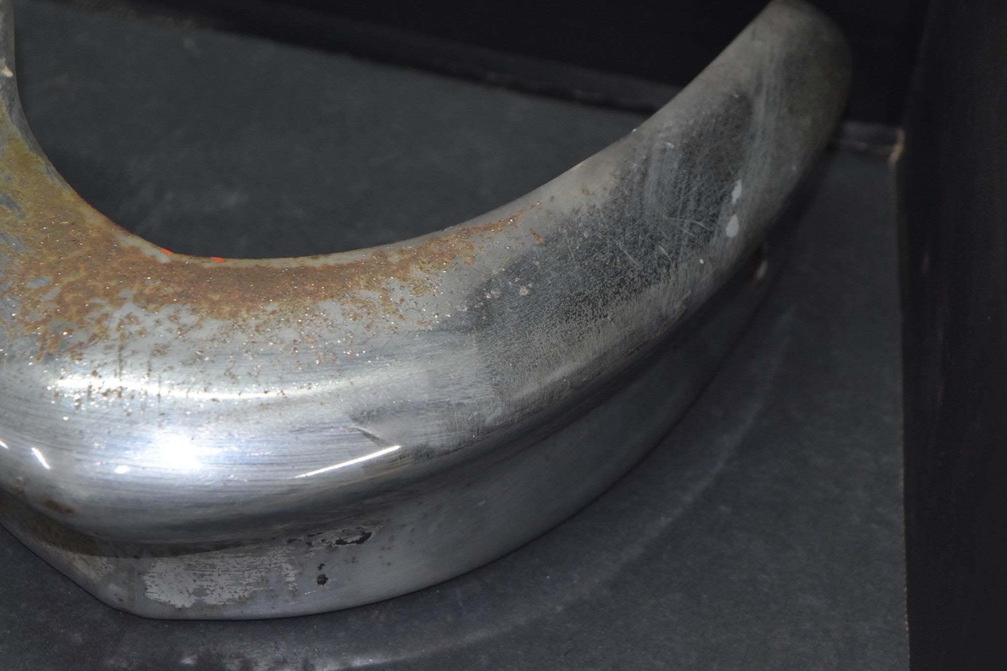 1956 Chevy Rear Bumper Guard Accessory Pair Ends Toppers Left Right Ch ...