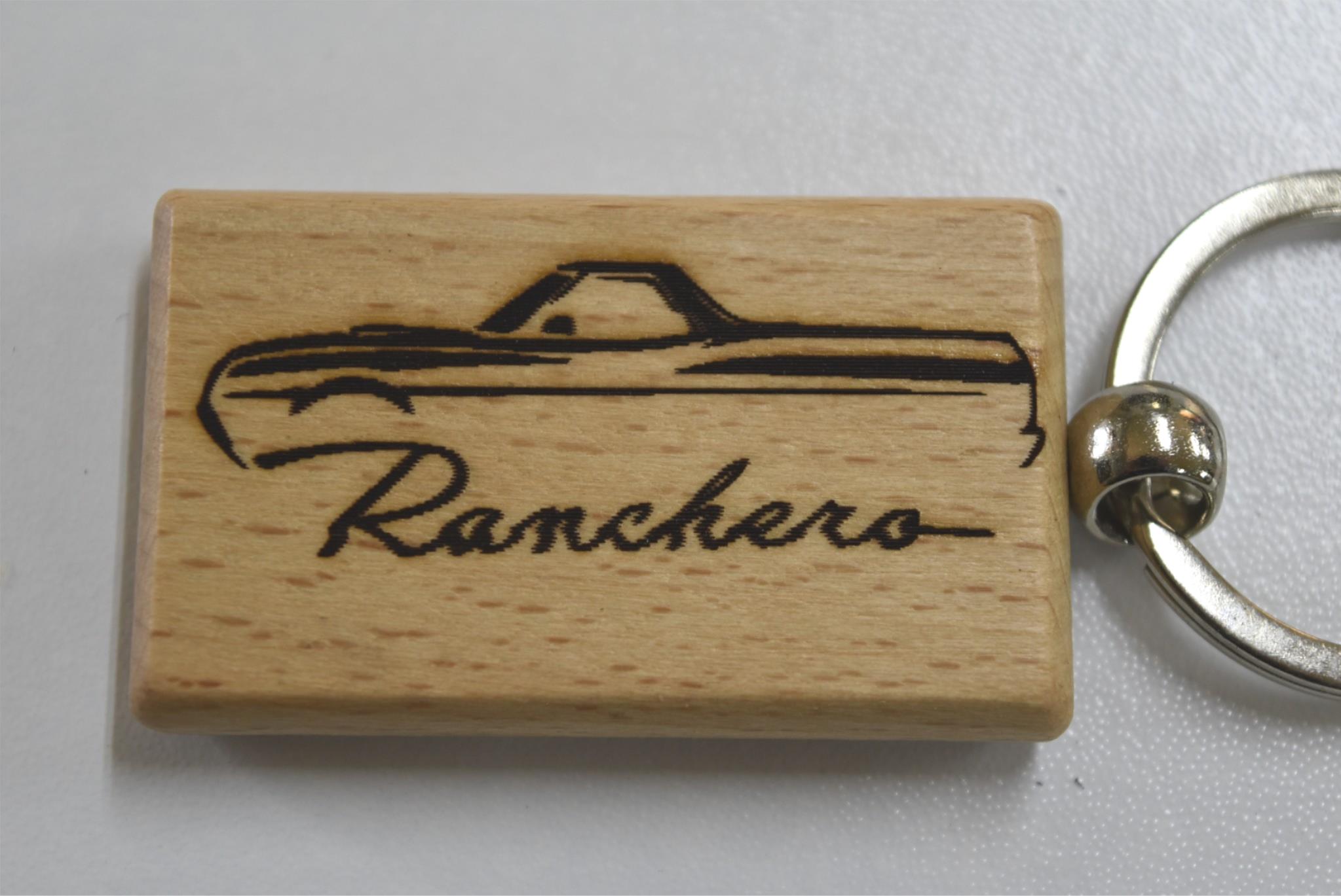 Laser Engraved Wood Keychain 1972 - 73 Ford Ranchero 2 sided– FatMan's ...