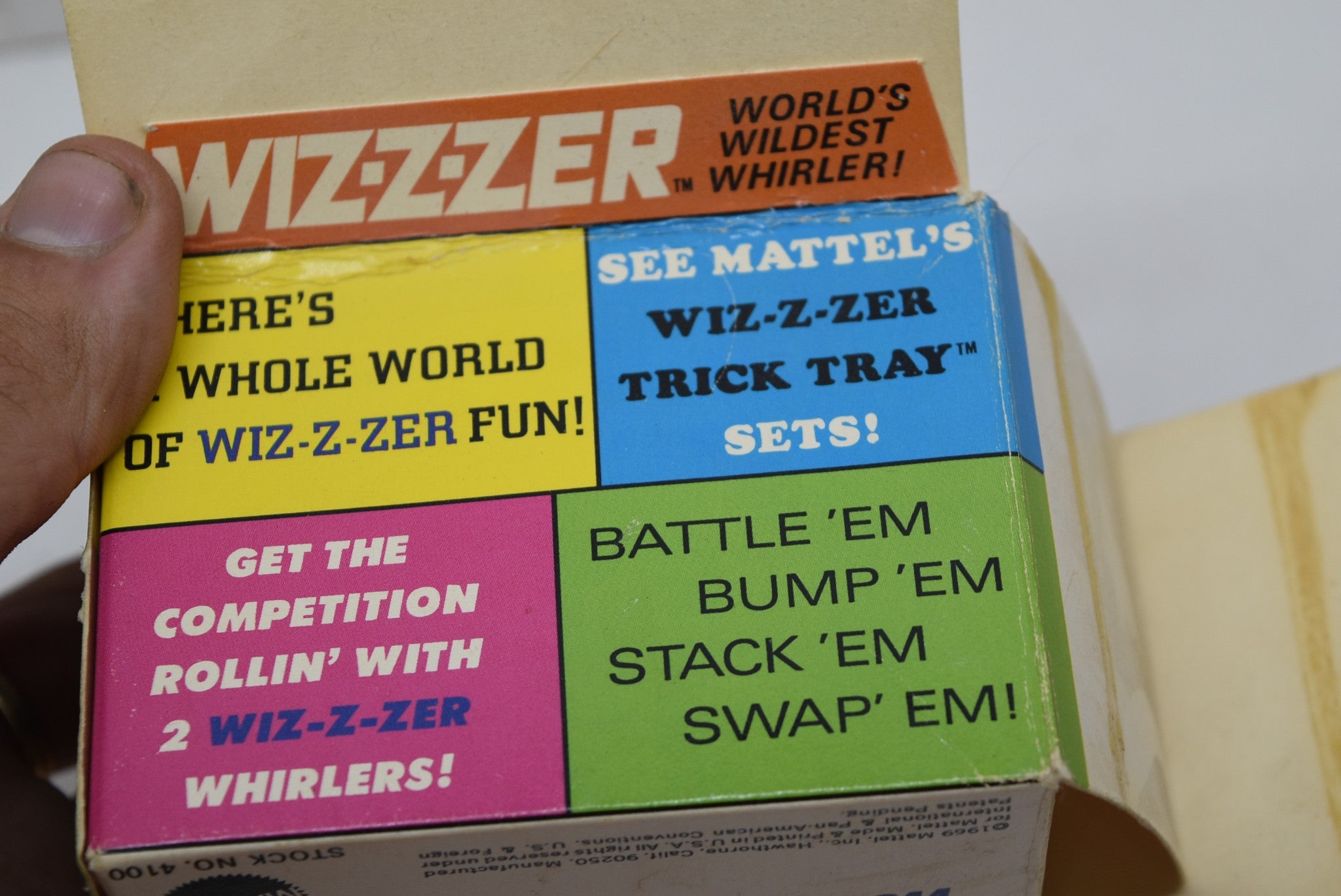 Mattel Wizzzer 1969 Vintage Toys Top With Original Box Rare Trick Book ...