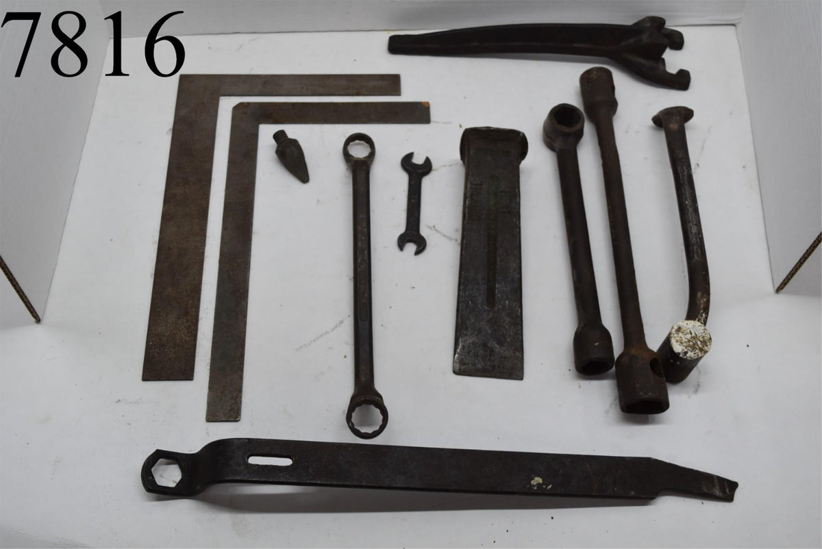 Vintage old tools lot cool man cave collectible garage antique wrench ...