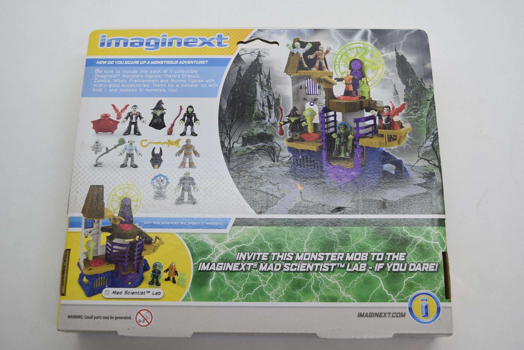 Fisher Price Imaginext 5 Monsters for Mad Scientist Lab Dracula Zombie ...