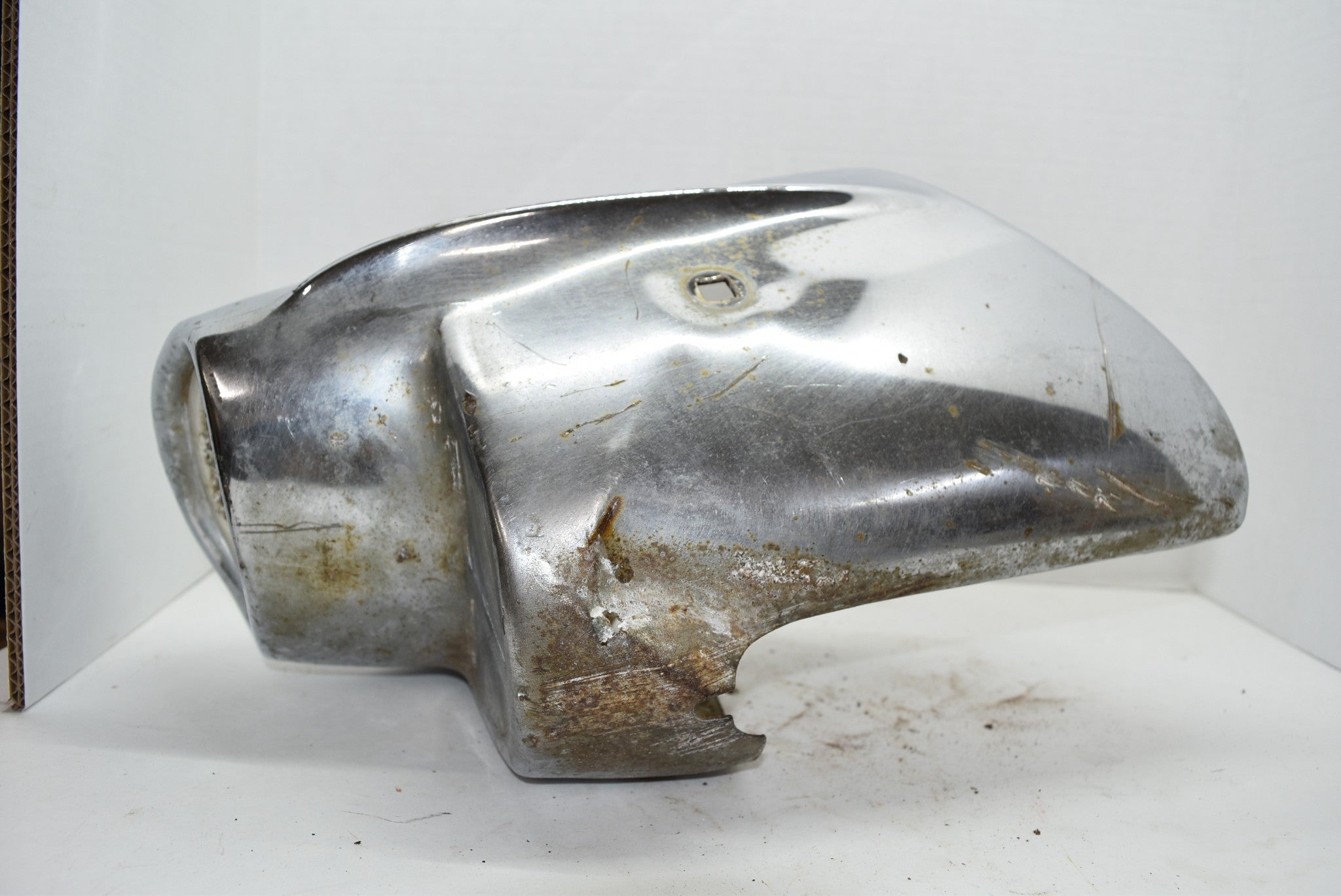 1957 57 Chevy Rear Bumper End Right Passenger RH Chevrolet Cap OEM Bel ...