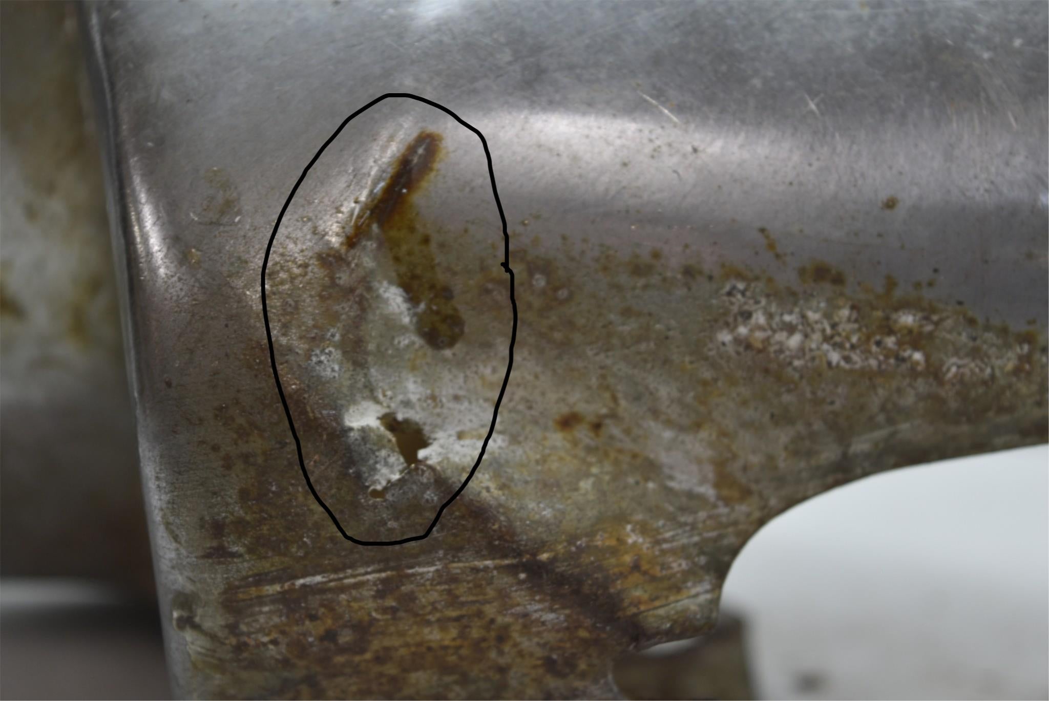 1957 57 Chevy Rear Bumper End Right Passenger RH Chevrolet Cap OEM Bel ...