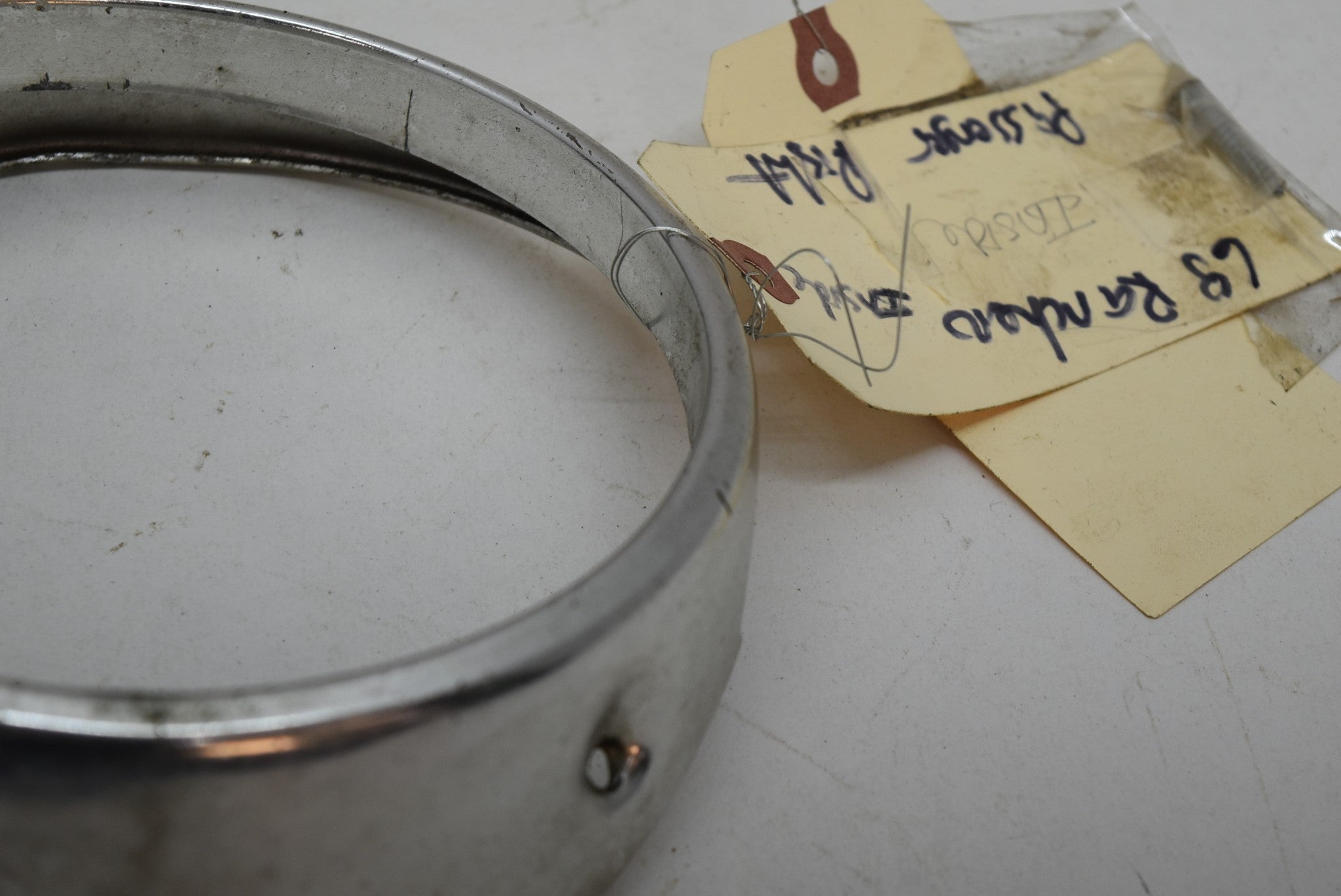 1968 Fairlane Ranchero Torino Headlight Trim Ring Grille Aluminum Insi ...