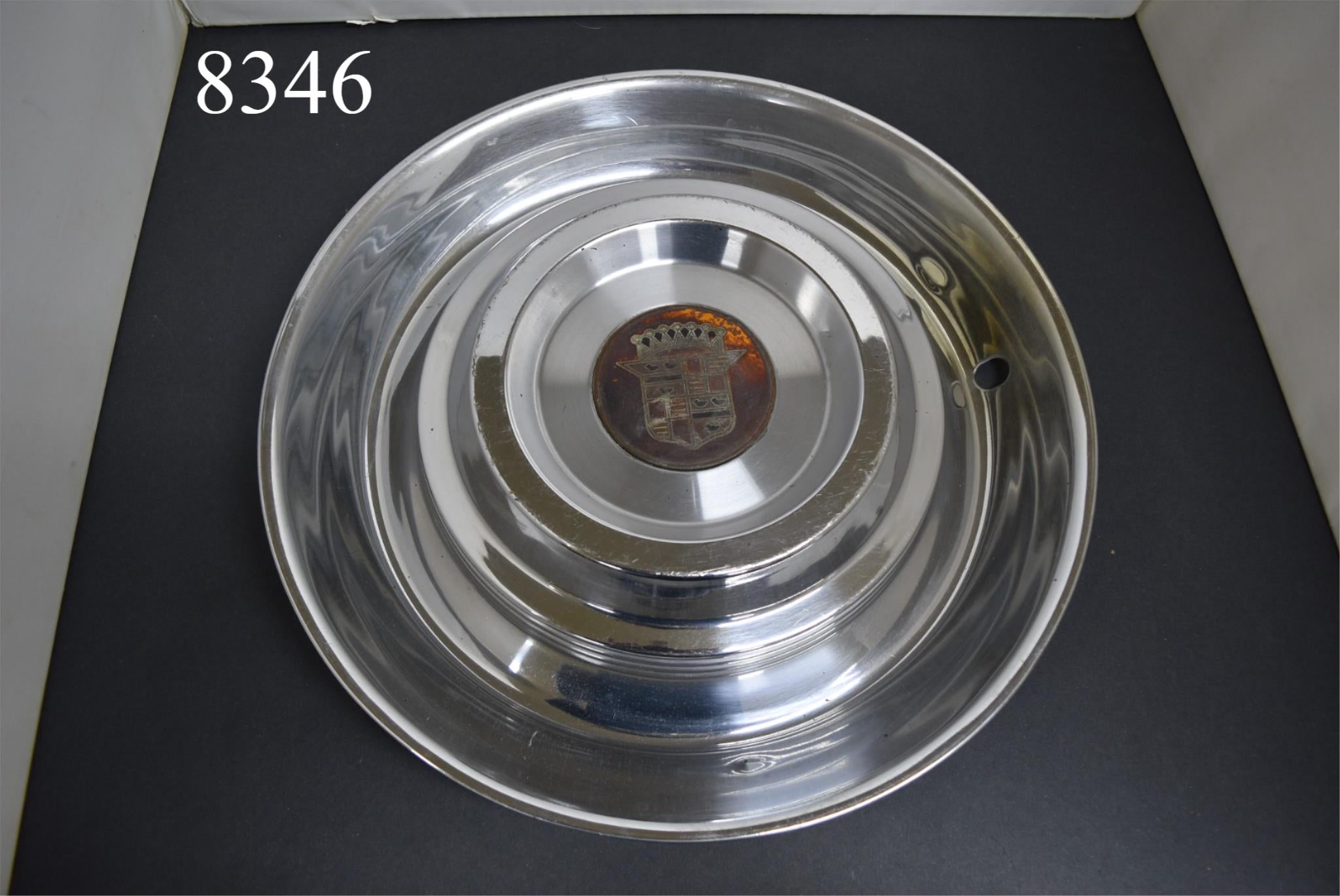 1954 54 1955 55 Cadillac 15" HUB CAP HUBCAP WHEEL COVER WITH CREST EMB ...