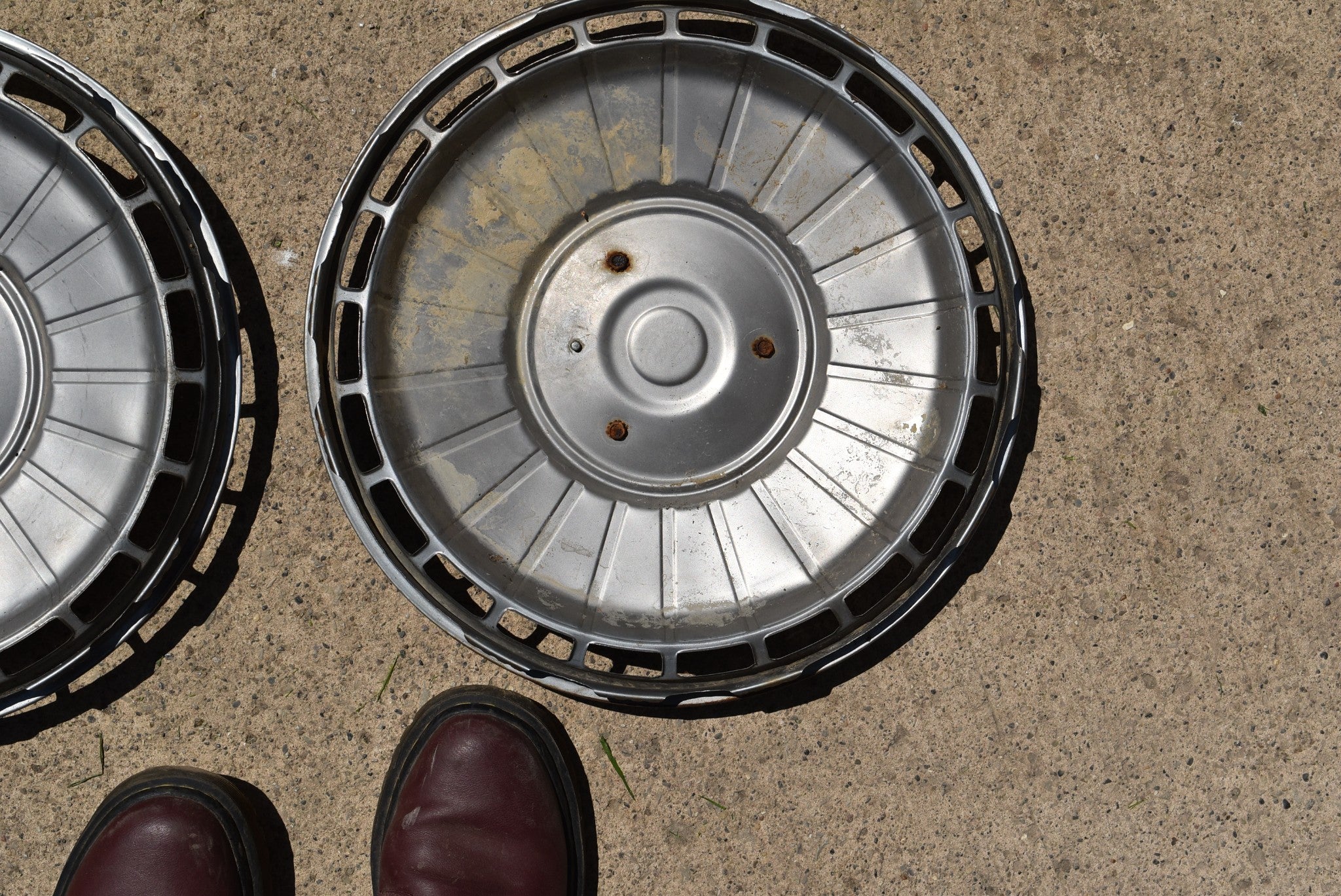 Original 1962 Ford Fairlane Set of 4 Hubcap 62 Galaxie Wheel Cover Vin ...