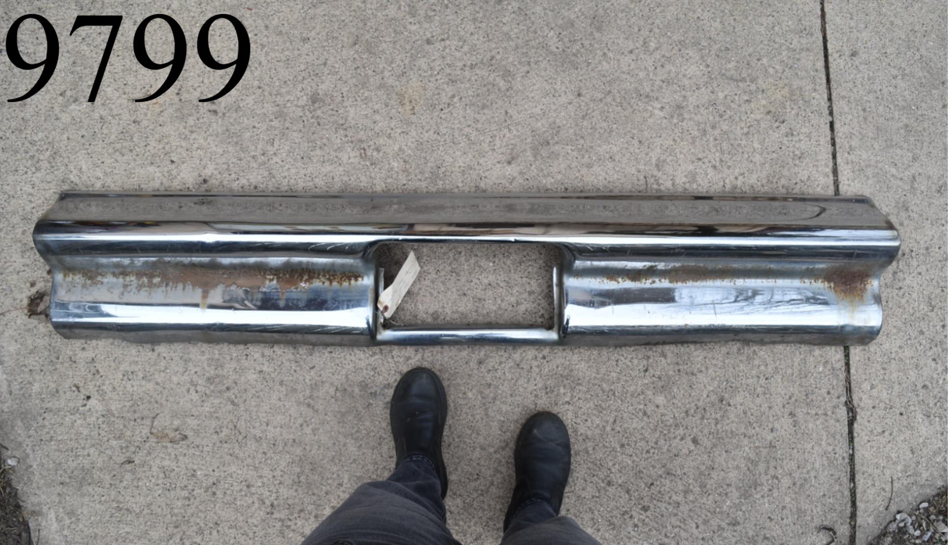 1957 1958 Cadillac Fleetwood Series 75 Limo Rear Bumper Center Section ...