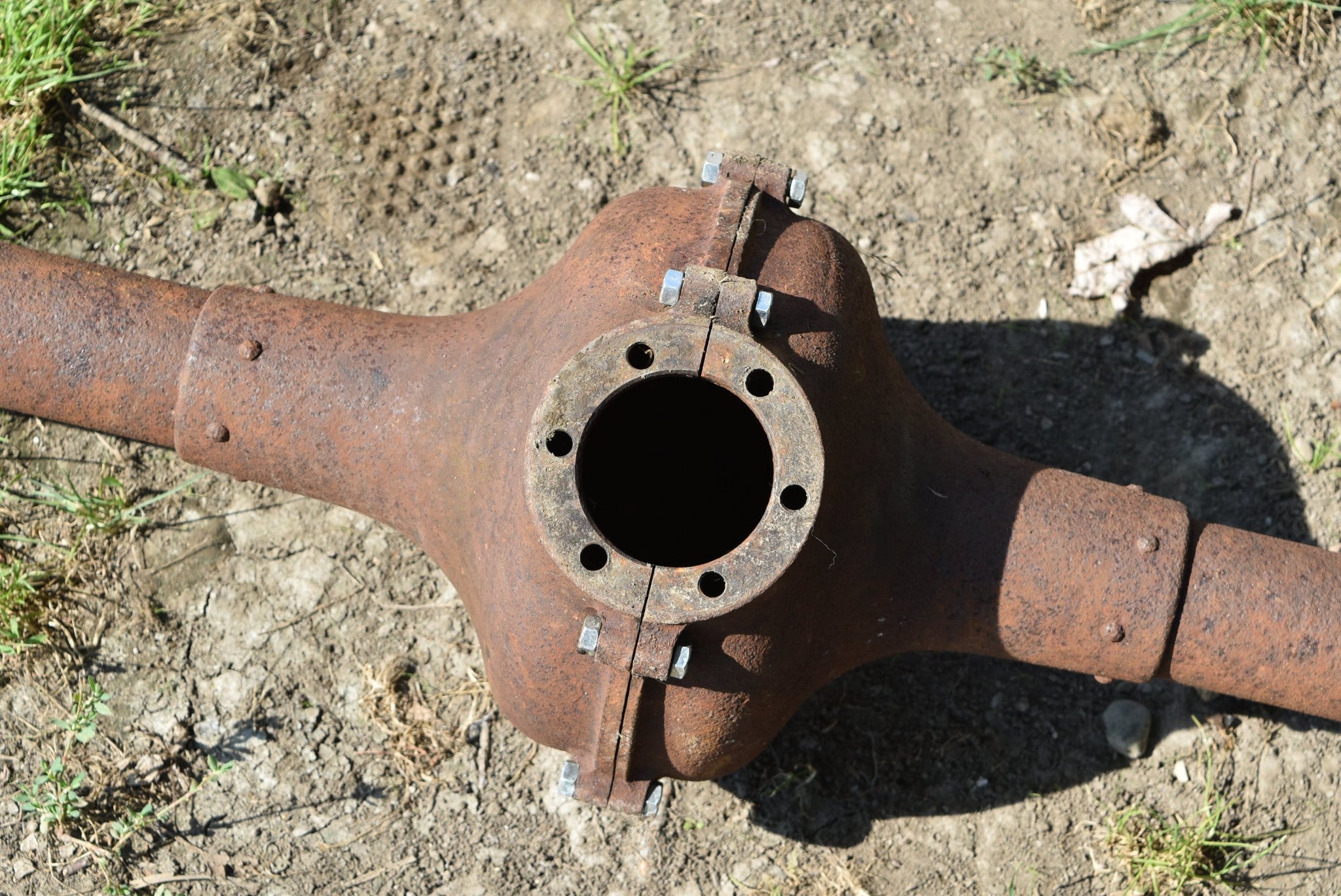 Original Ford Model T Rear Differential Housing Axle Cover Rear End Cl ...