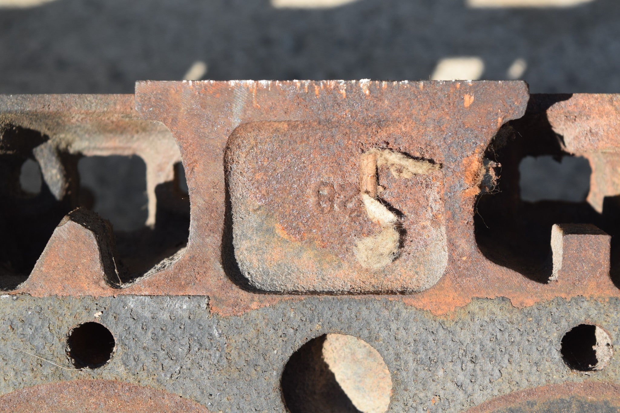 GM Chevy SB 262 267 305 Engine Cylinder Head 354434 J7 75 Small Block ...