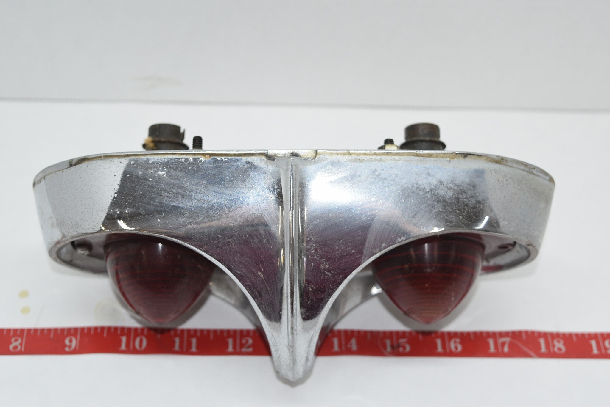 1958 58 Chevy Biscayne RH LH Tail Light Bezel Lenses OEM Chevrolet Tai ...