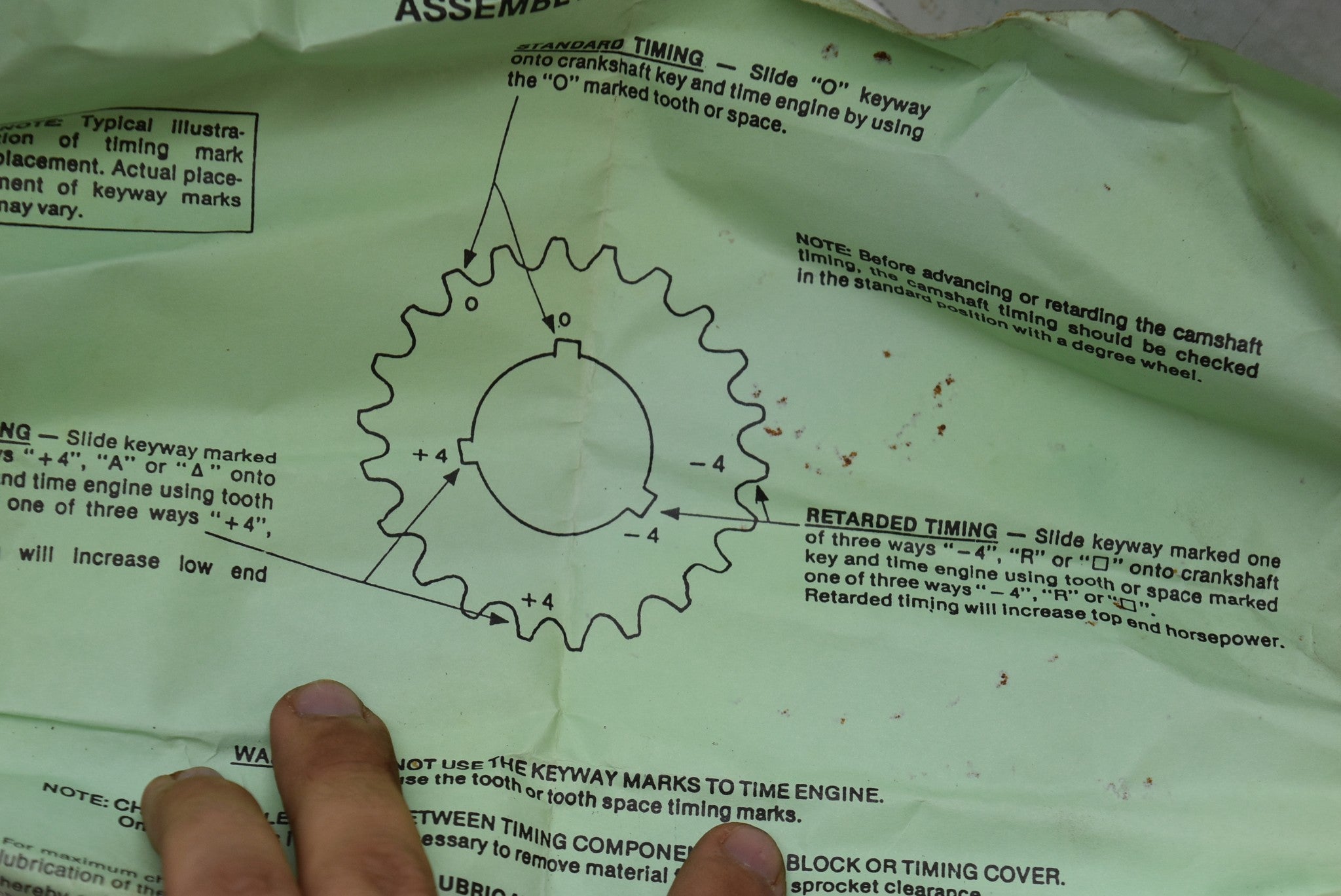 Timing Chain Pontiac 400 455 Speed Pro Performance Timing Kit Sealed P ...